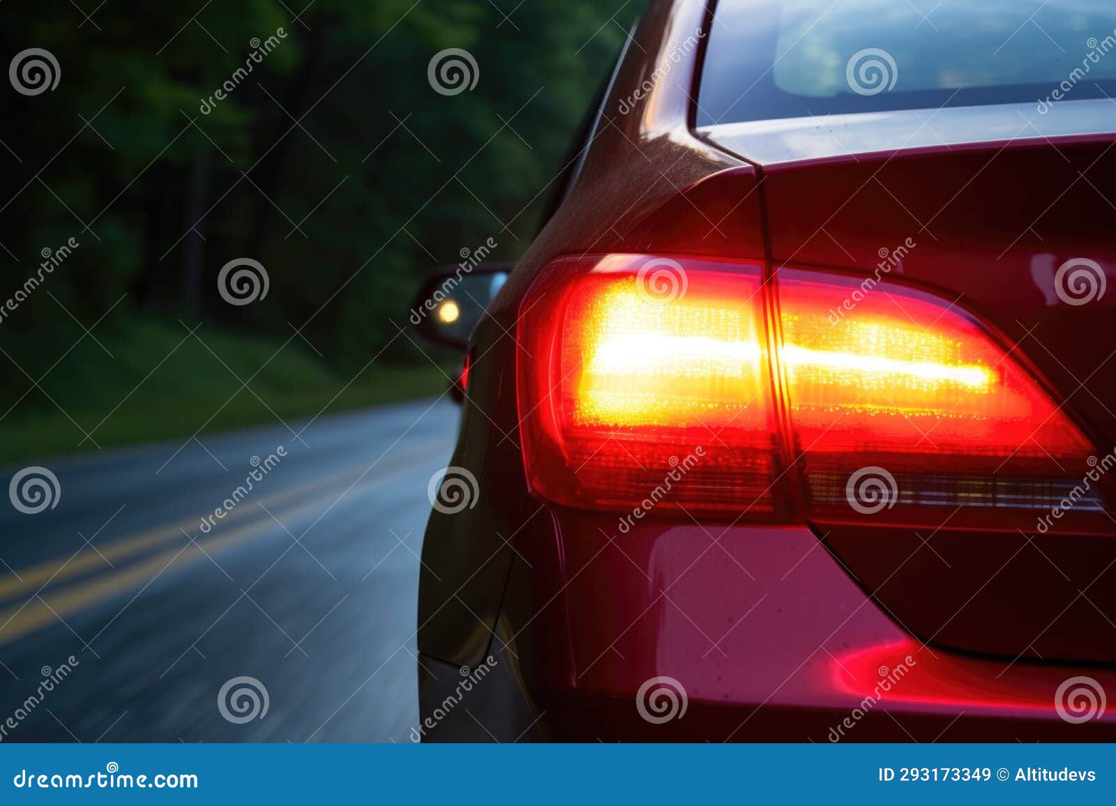 Car Brake Light Icon. Trendy Car Brake Light Logo Concept On White ...