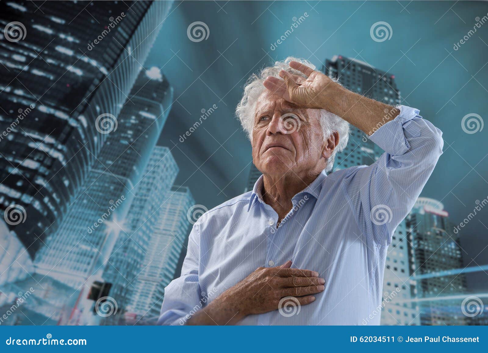 Sudden chest pain stock image. Image of nausea, aged - 62034511