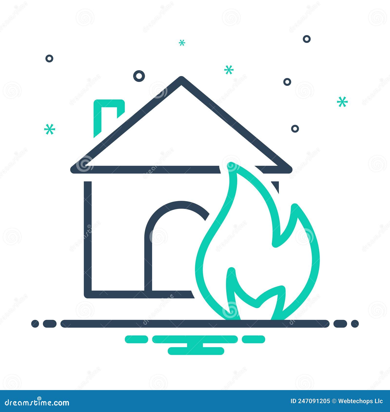 Mix Icon For Suddenly, Immediately And Ladder Royalty-Free Stock ...