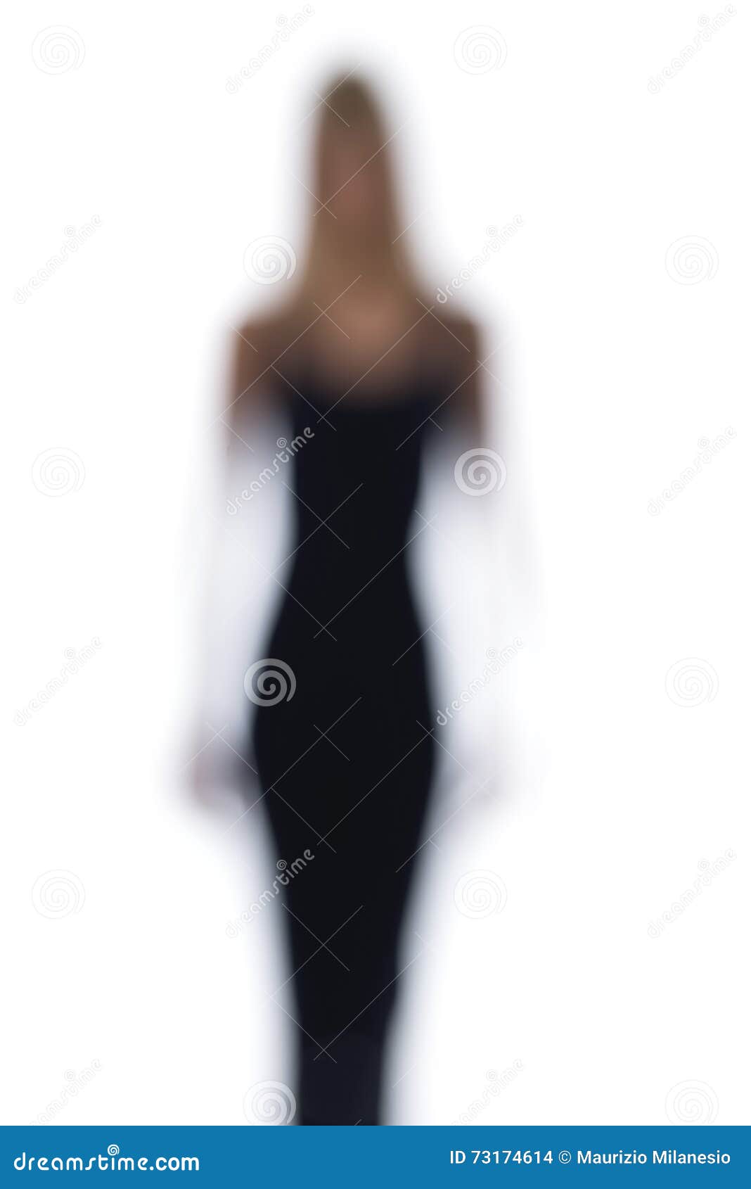 Suddig kontur av en kvinna arkivfoto. Bild av kropp, skugga - 73174614