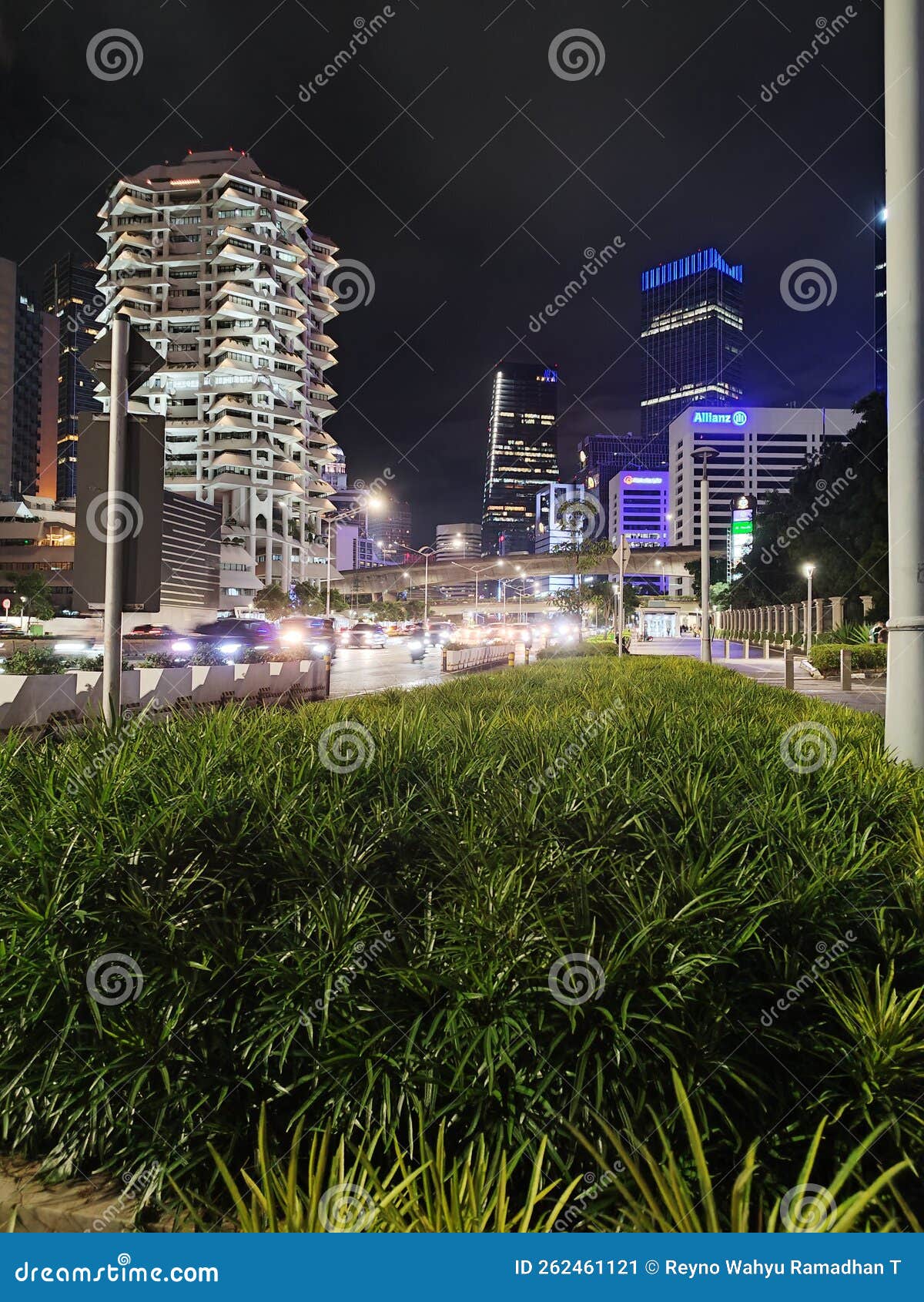Sudirman street editorial photo. Image of sudirman, street - 262461121