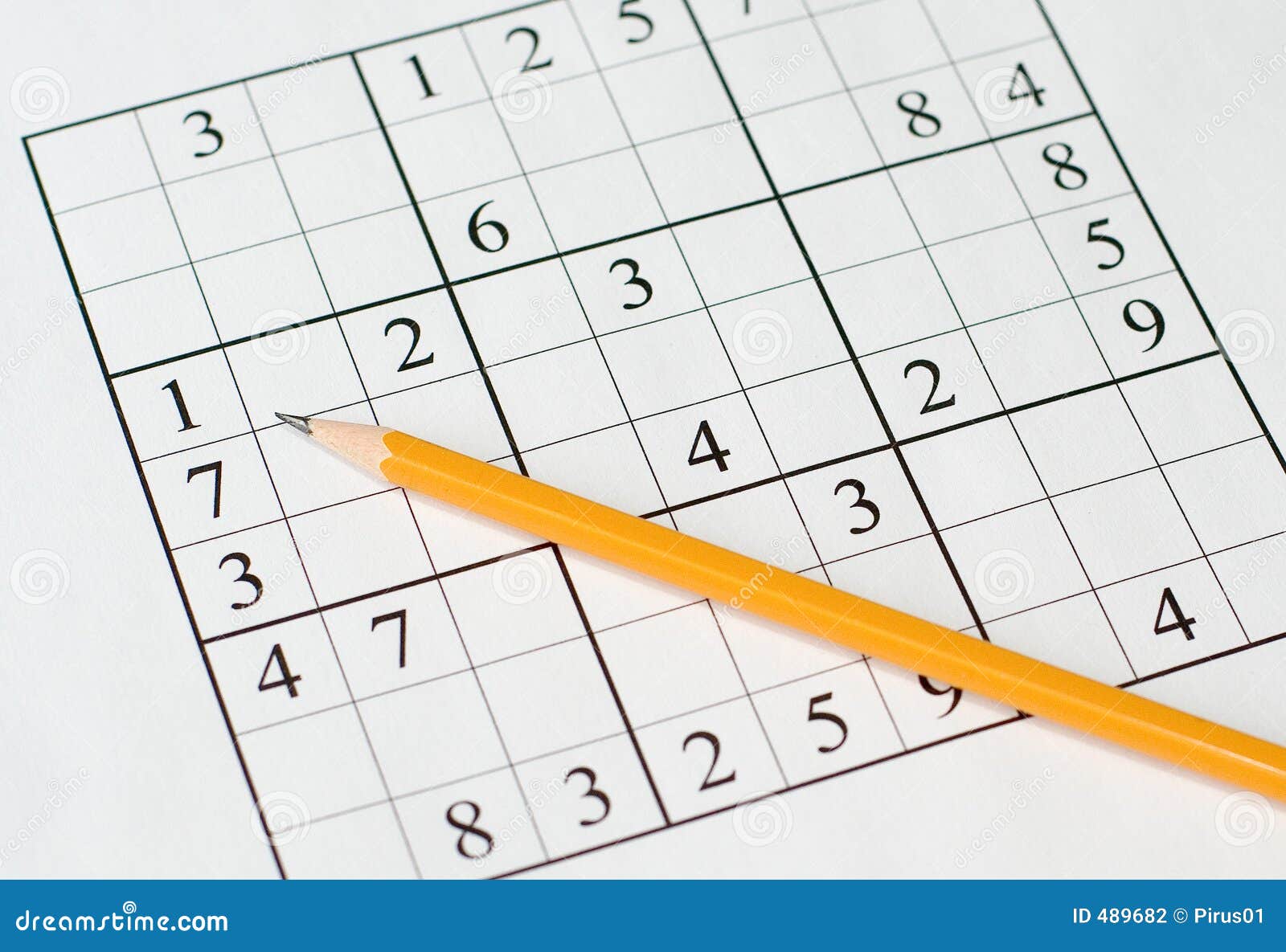 Sudoku Stock Photography | CartoonDealer.com #7836278