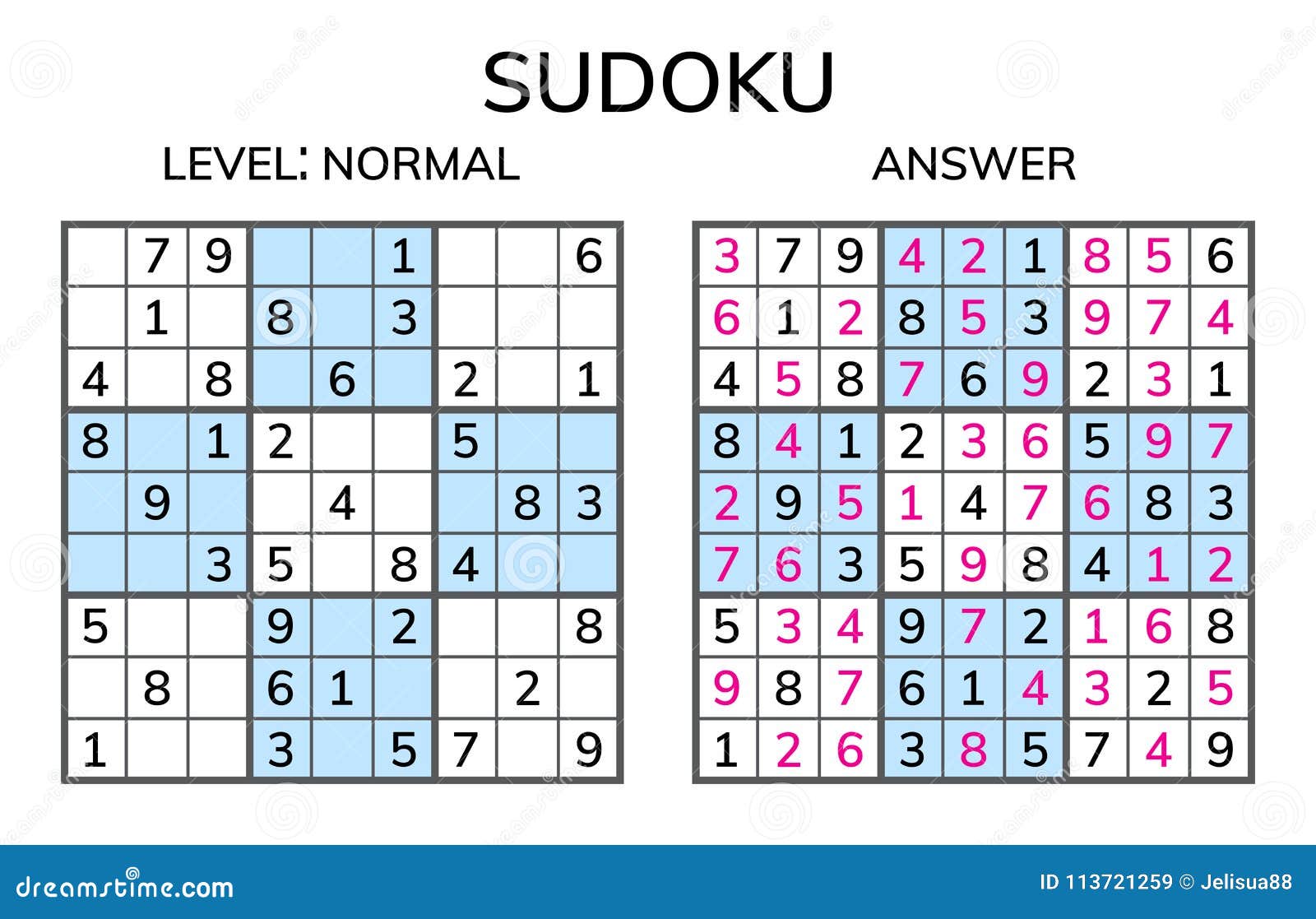 Sudoku. Kids and Adult Mathematical Mosaic. Magic Square Stock Vector ... Sudoku. Kids and Adult Mathematical Mosaic. Magic Square Stock Vector ...
