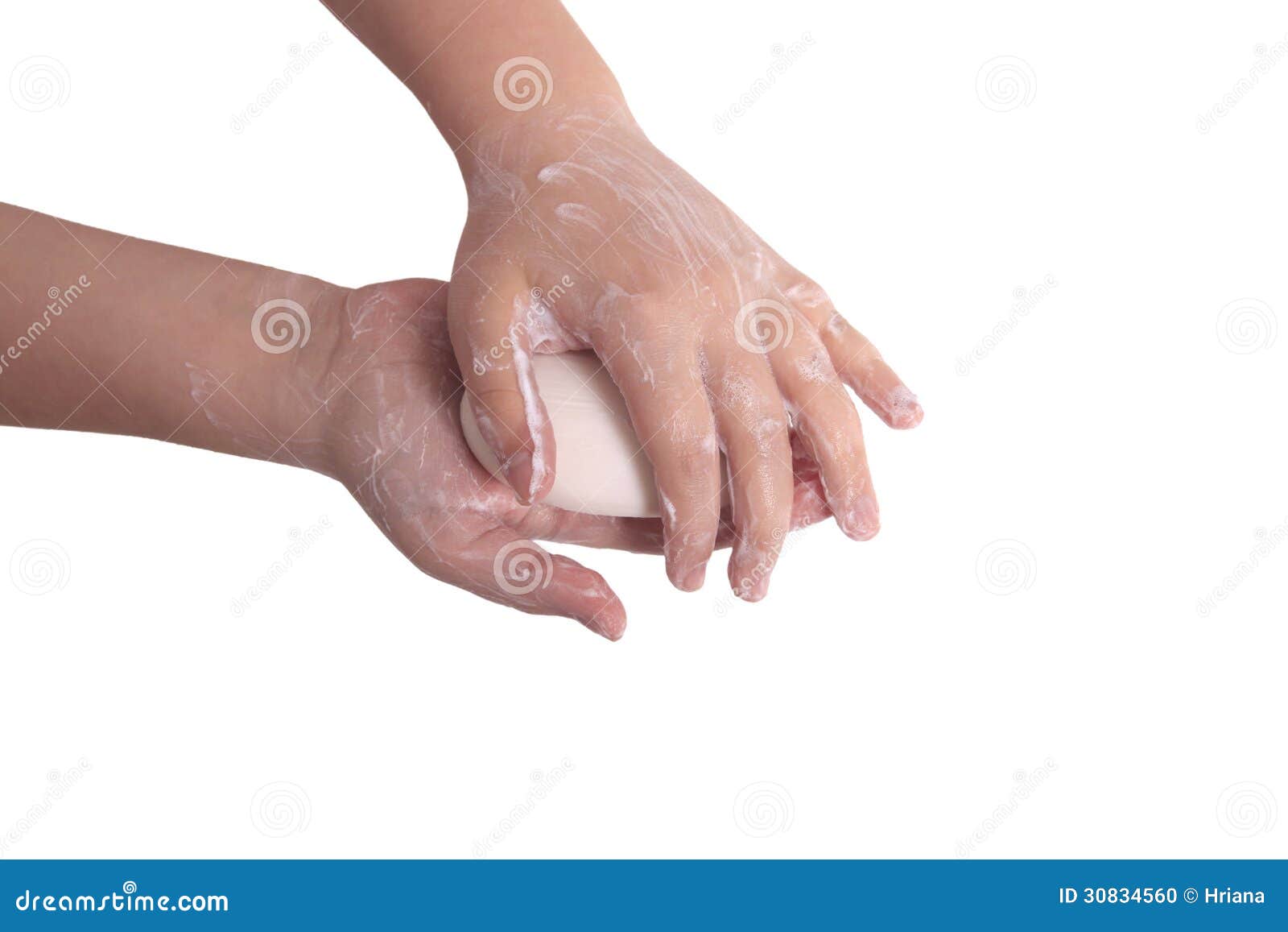 Sudsy hands with soap stock photo. Image of clean, cleaning - 30834560