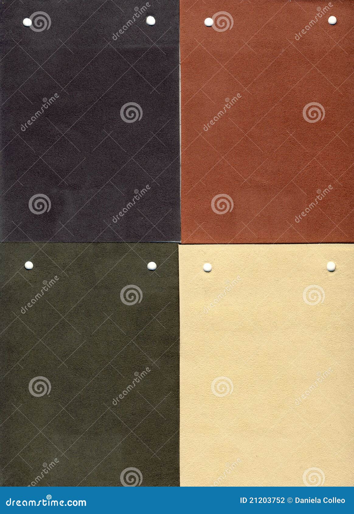 Suede: Four Genuine Samples Stock Photo - Image of brush, covering ...