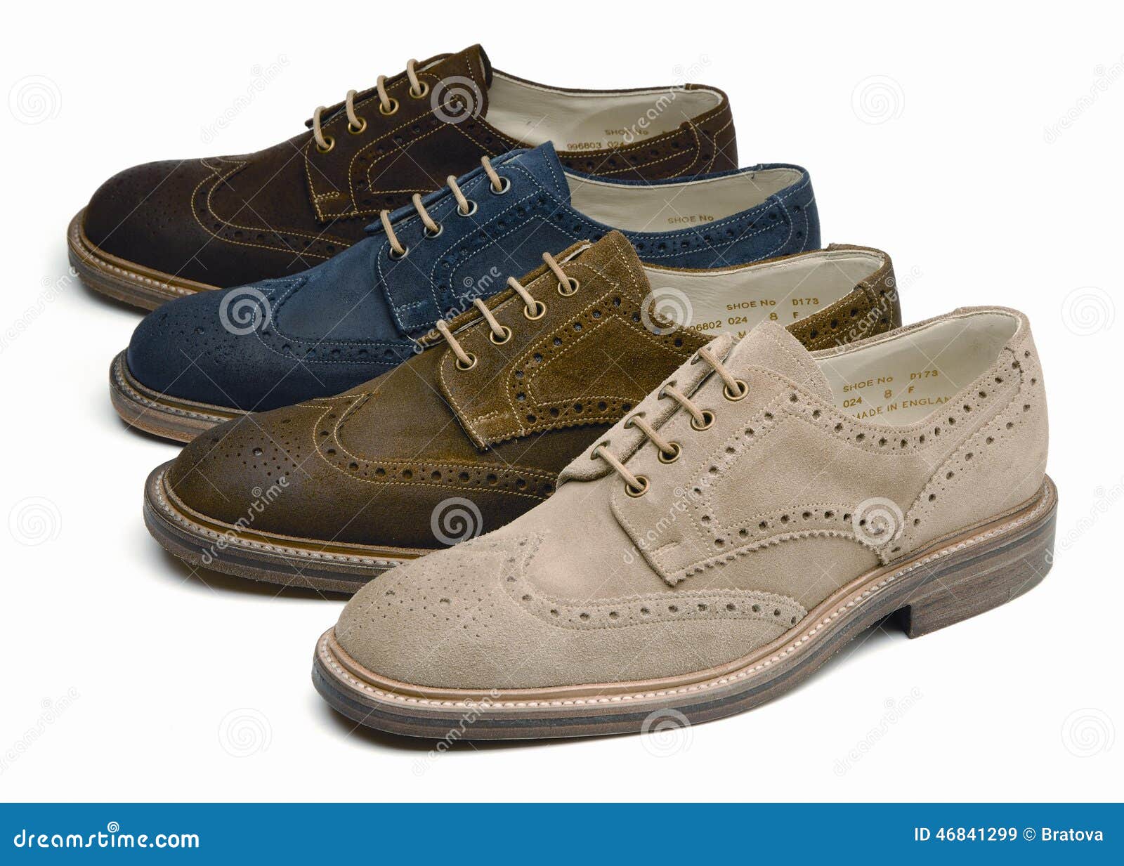 Suede Men S Shoes of Different Colors Stock Image - Image of ...
