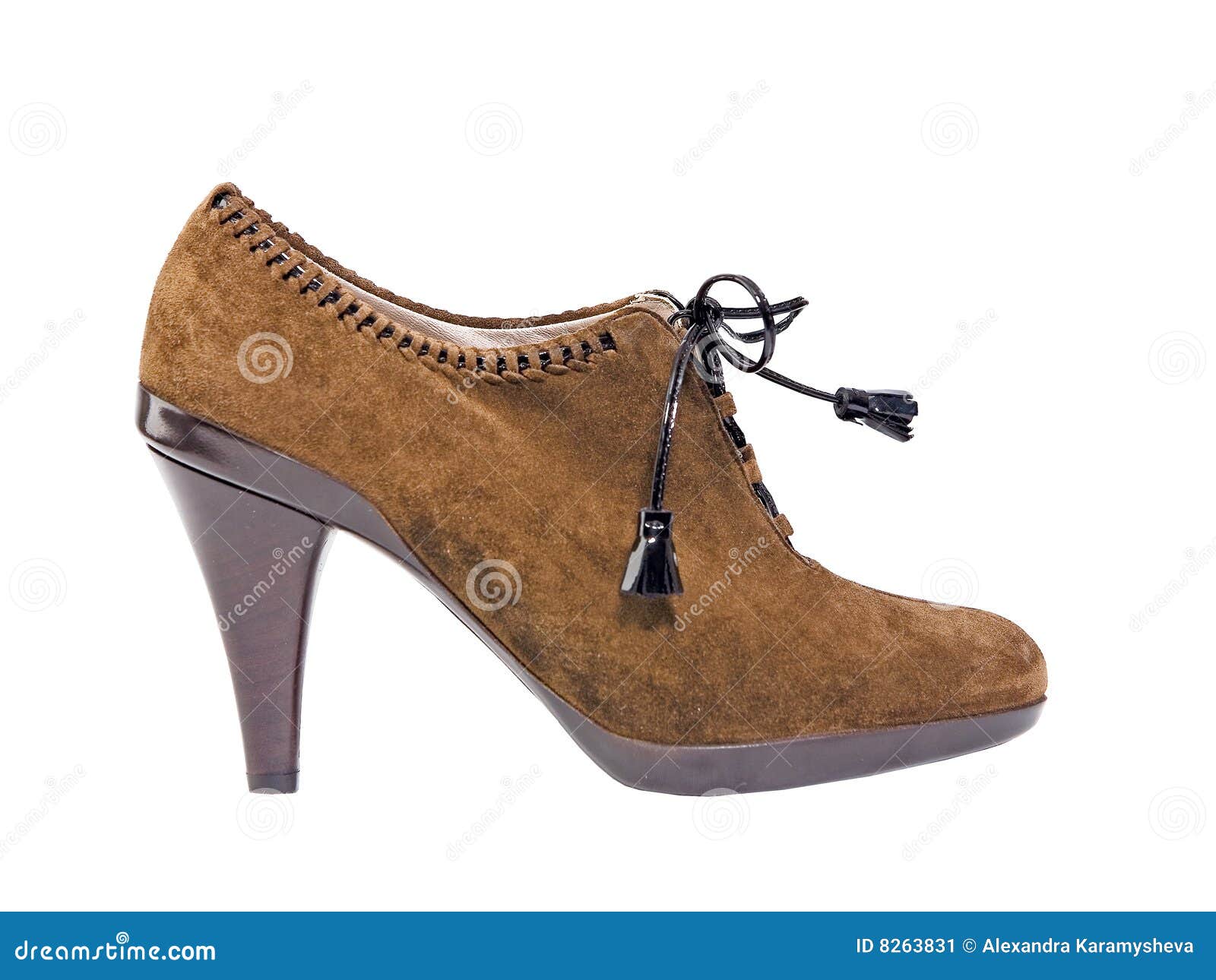 Suede Shoe stock image. Image of beauty, shape, clothing - 8263831