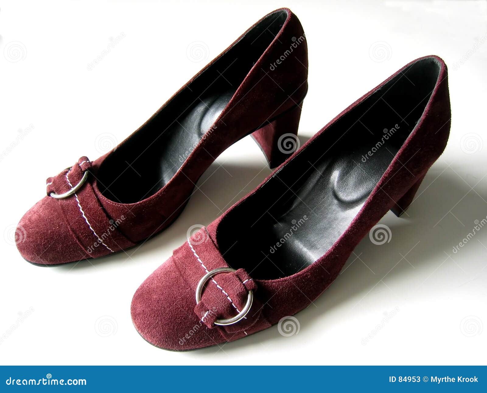 Suede shoes stock image. Image of shoes, clasp, women, ladies - 84953