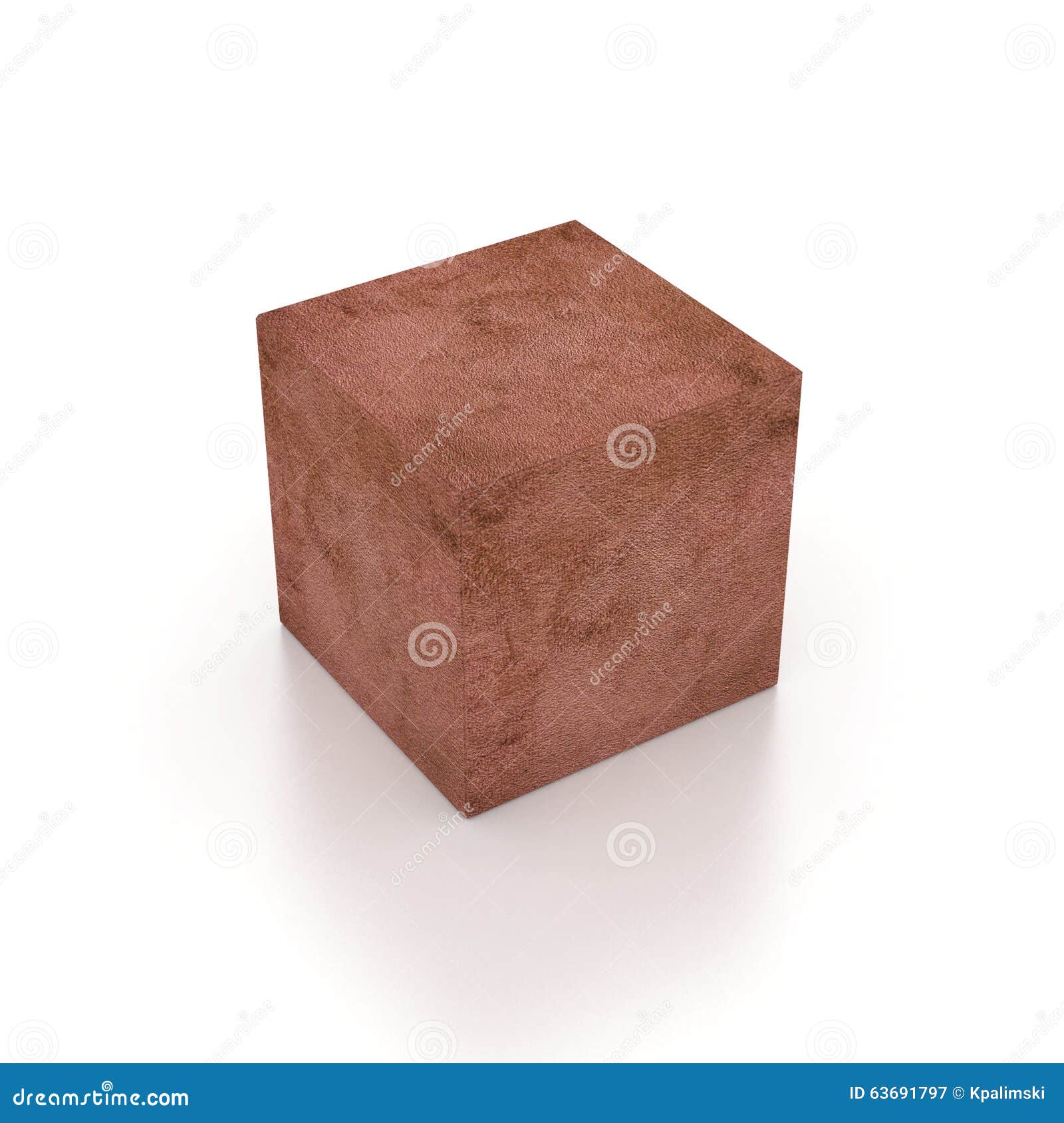 Suede textured cube stock illustration. Illustration of rest - 63691797