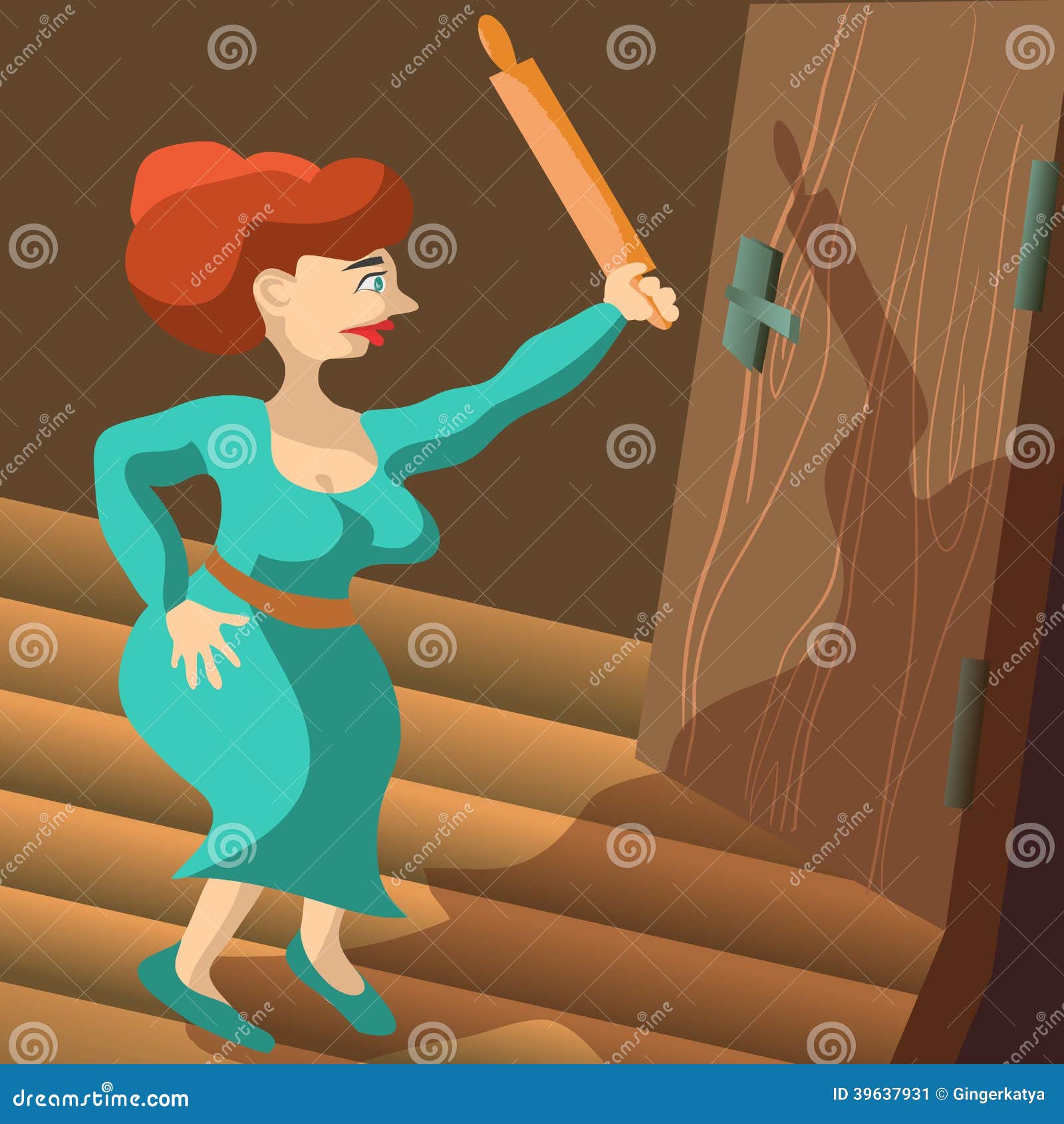 Suegra ilustración del vector. Ilustración de persona - 39637931