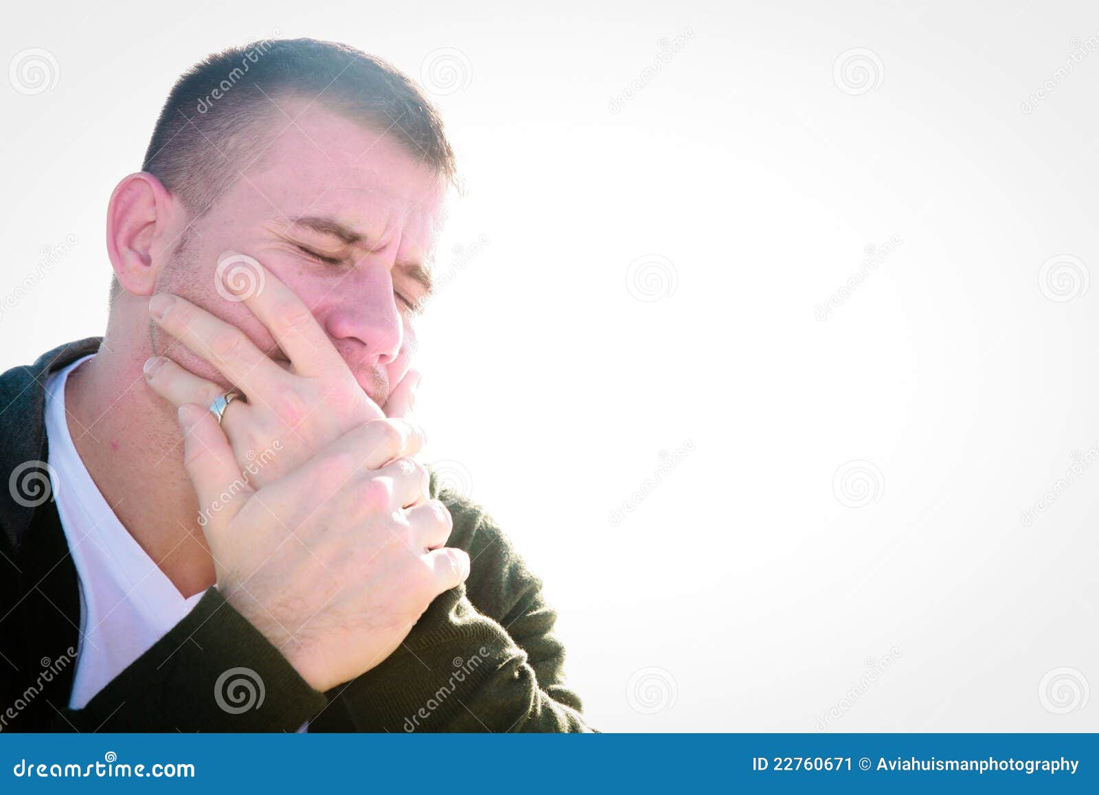 Suffering stock image. Image of lost, dude, holding, distressed - 22760671