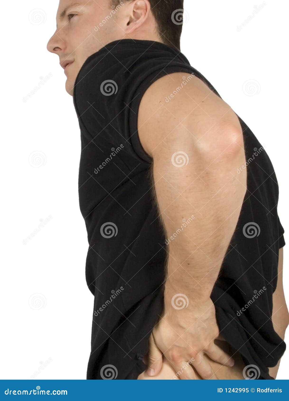 A suffering man stock image. Image of medicine, injury - 1242995