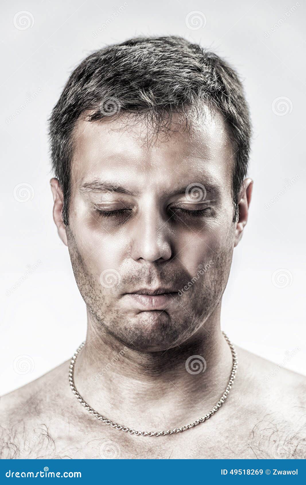 Suffering man stock image. Image of exhausted, abandoned - 49518269