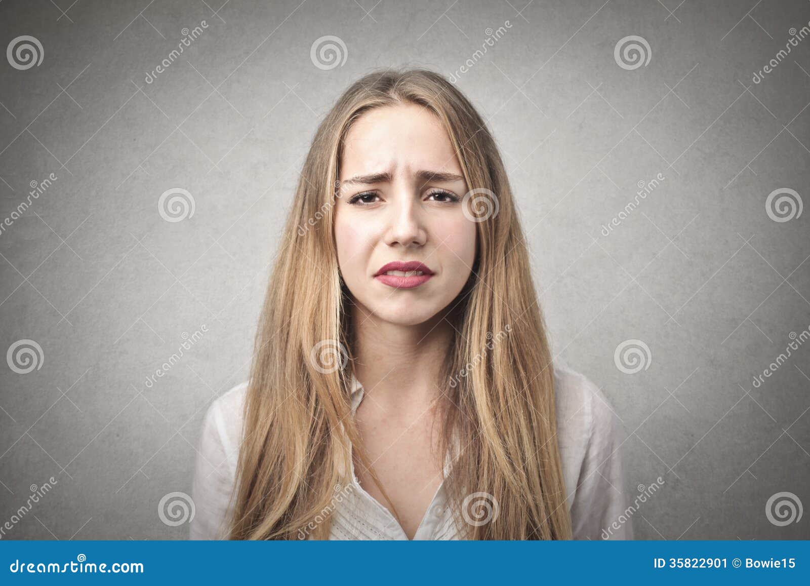 Suffering woman stock image. Image of face, sadness, gloom - 35822901