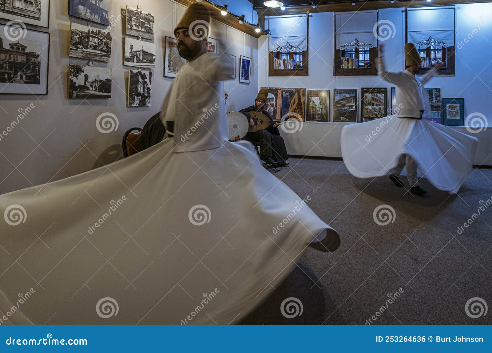 Istanbul, Turkey - April 29, 2022 - Whirling Dervish Practicioners ...