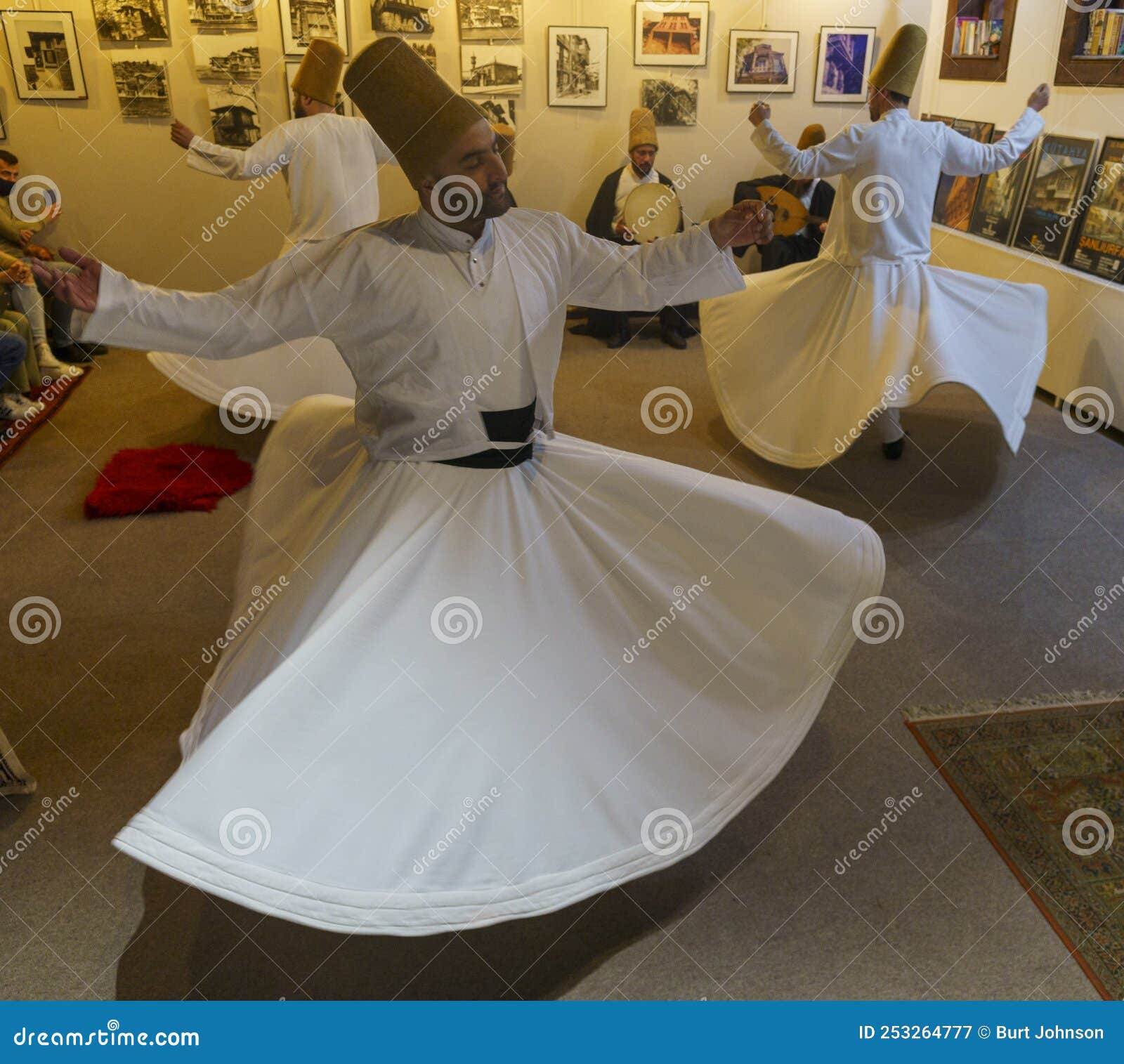 Istanbul, Turkey - April 29, 2022 - Whirling Dervish Practicioners ...