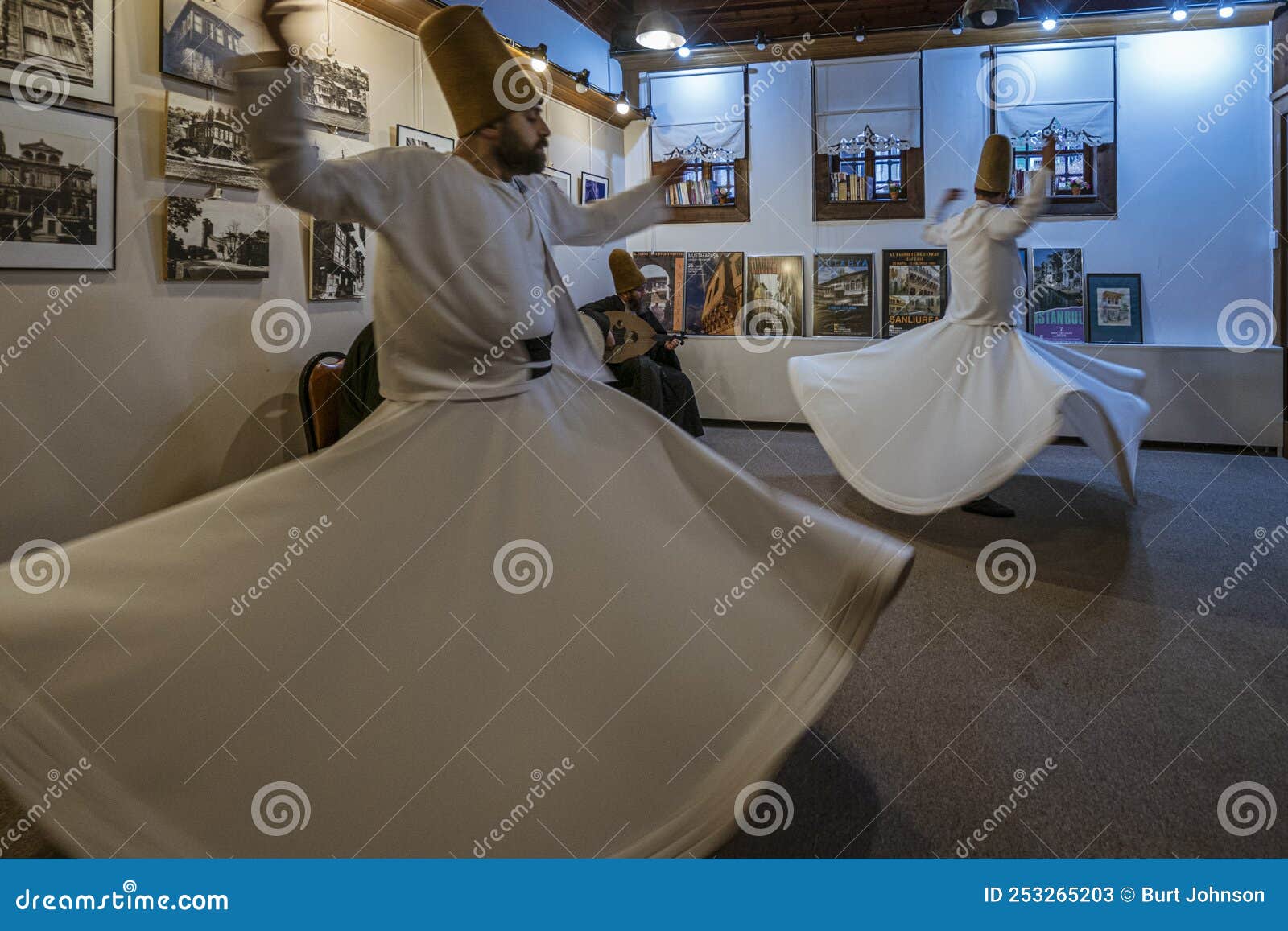 Istanbul, Turkey - April 29, 2022 - Whirling Dervish Practicioners ...