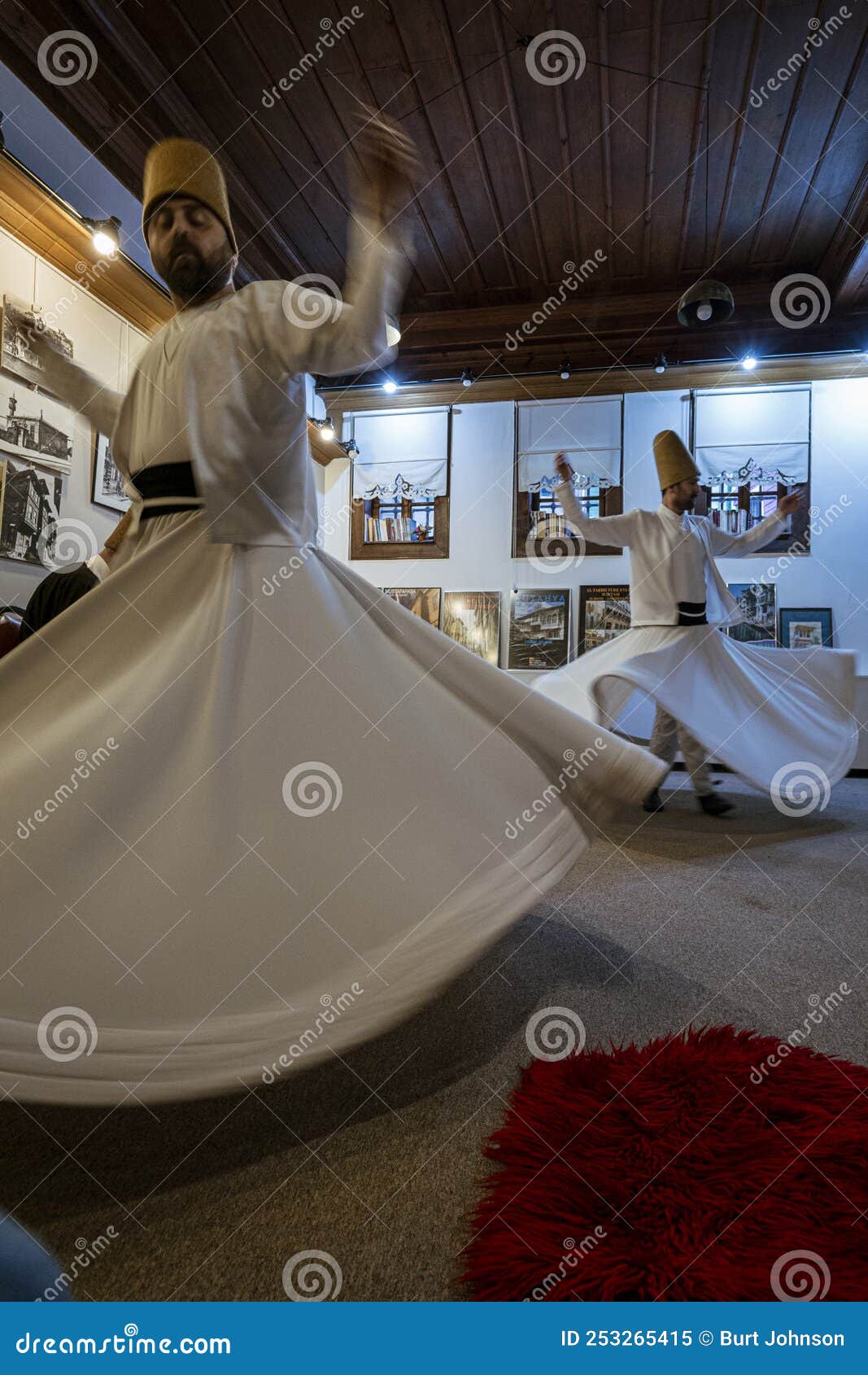 Istanbul, Turkey - April 29, 2022 - Whirling Dervish Practicioners ...