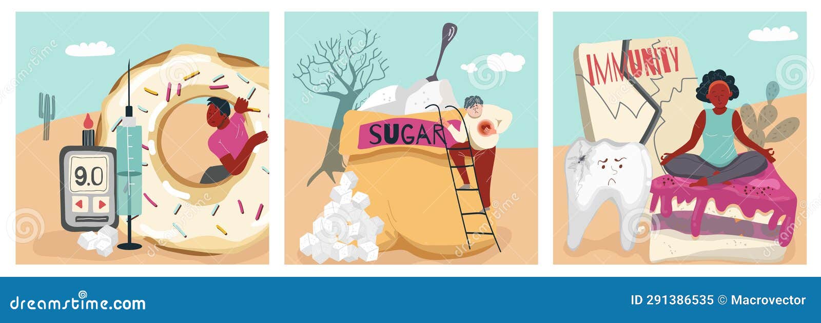 Sugar Addiction: Perpetual Cycle Stock Photography | CartoonDealer.com ...