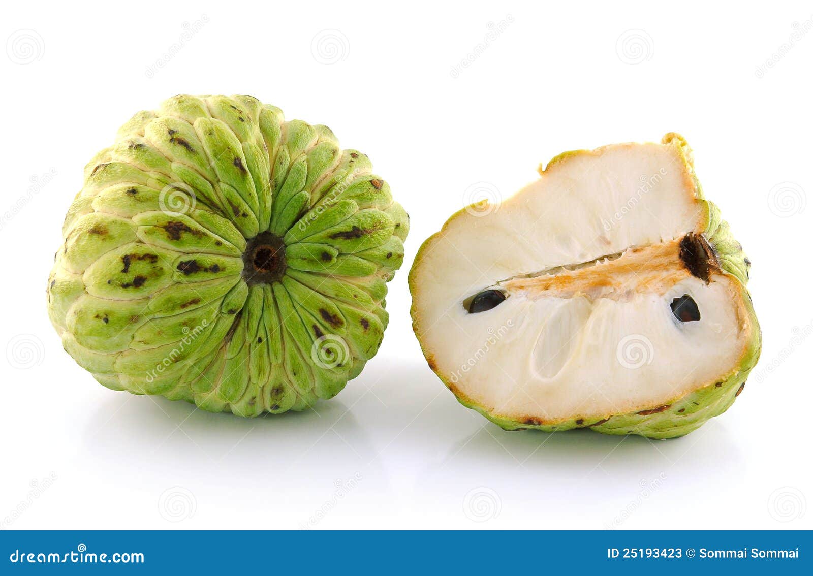 Sugar Apple, Sweetsop, Sharifa, Sita Phal In Indian Language. Stock ...