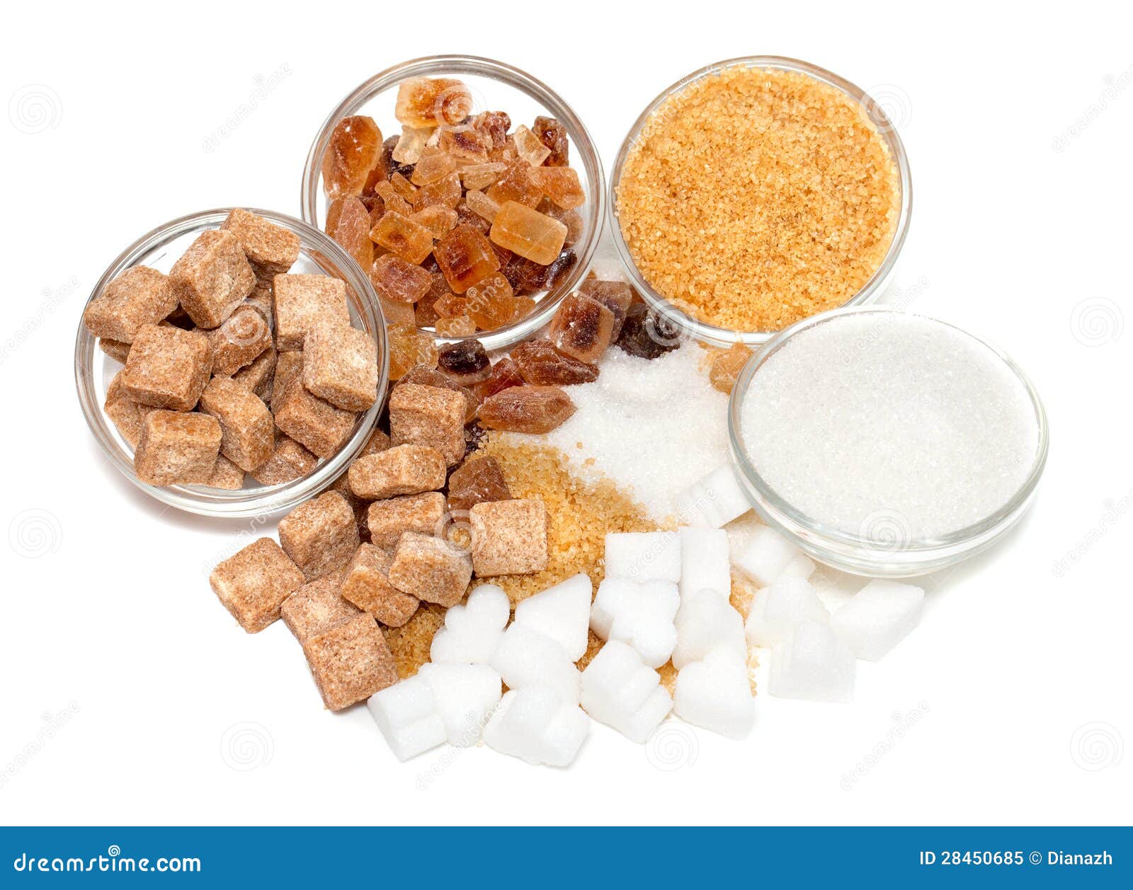 Sugar assortment stock image. Image of crystal, assortment - 28450685