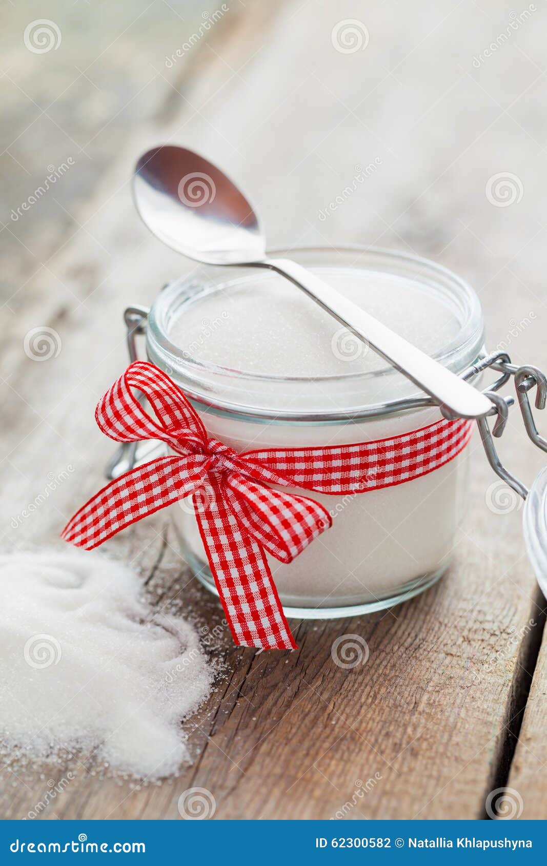 Sugar Bowl with Spoon on Table Stock Photo - Image of beet, sugar: 62300582