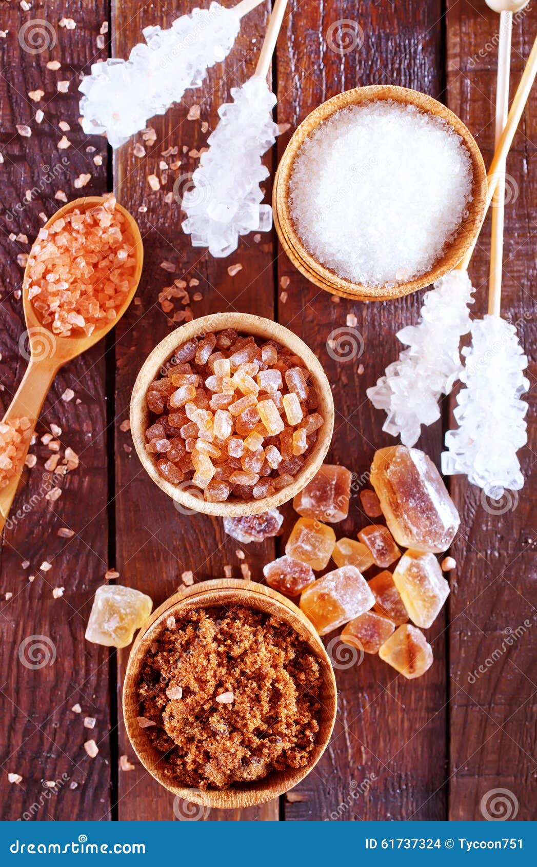 Sugar stock photo. Image of details, container, brown - 61737324