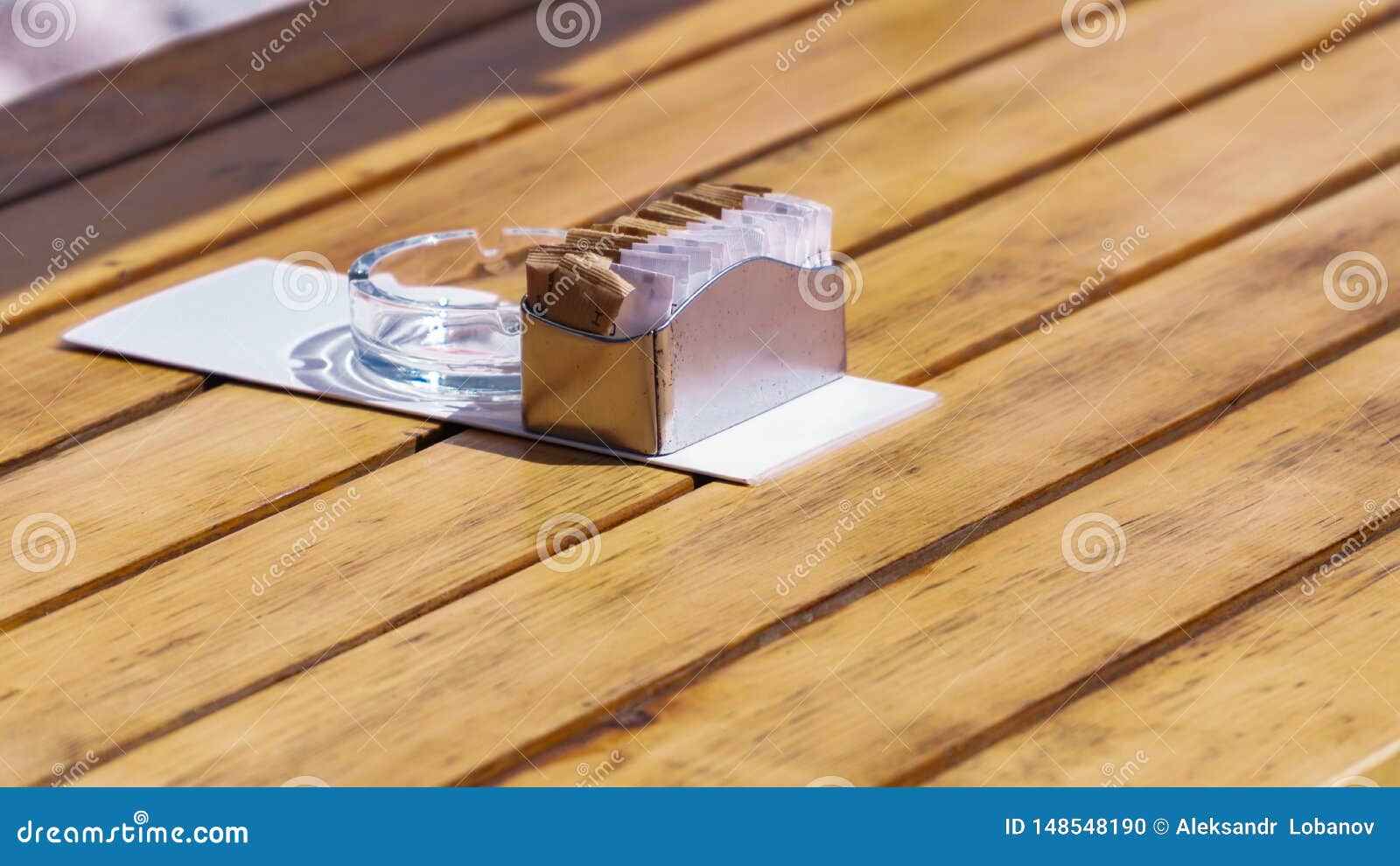 Sugar Bowl on a Wooden Table in a Restaurant Stock Photo - Image of ...
