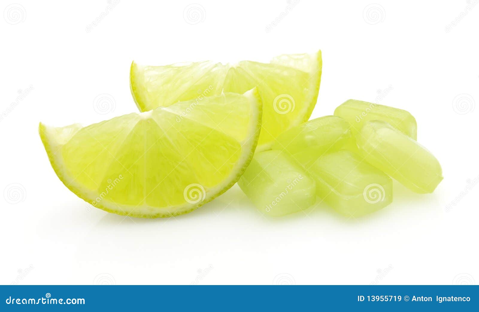 Sugar candy with lime stock image. Image of heap, green - 13955719