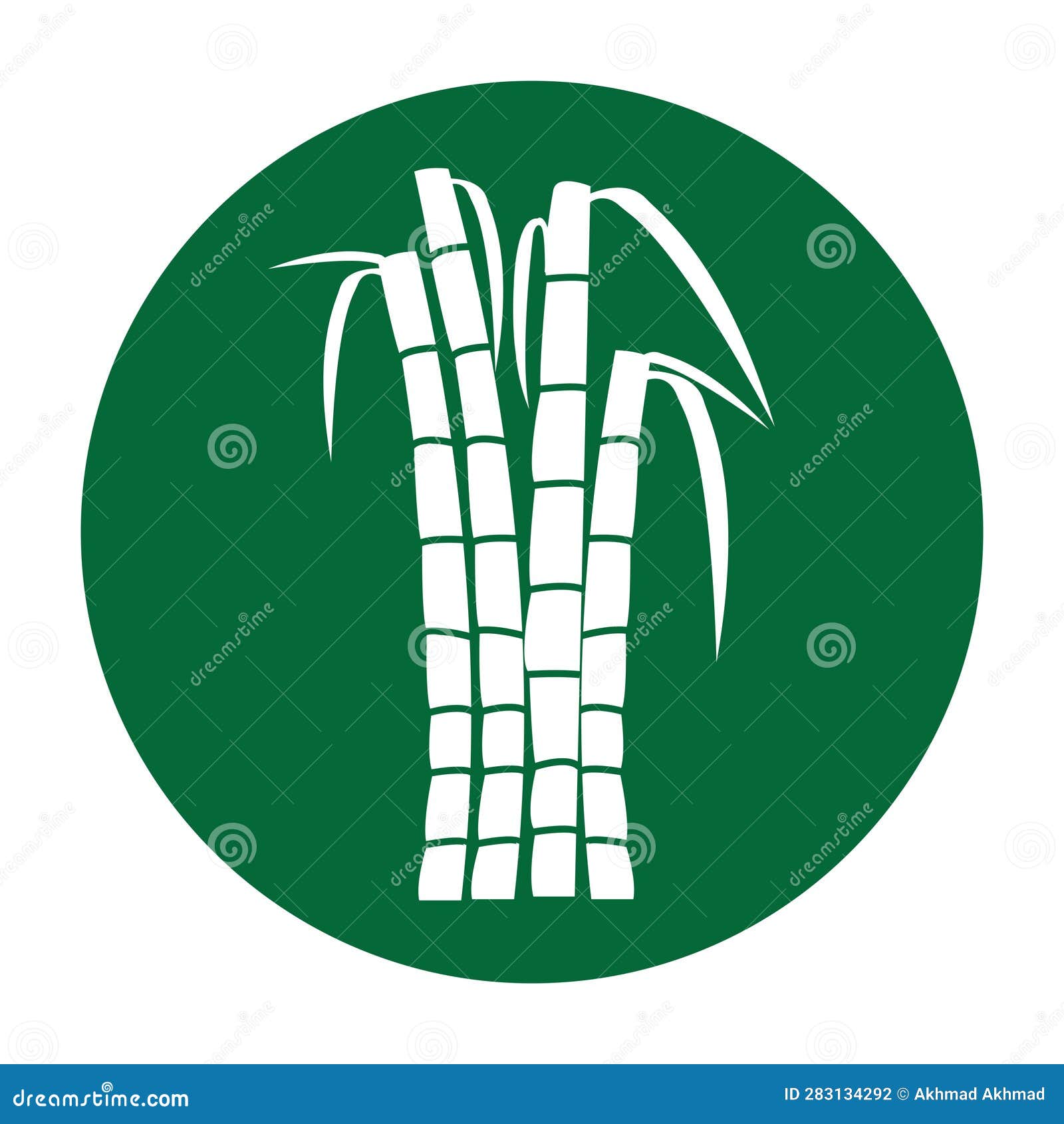 Sugar cane icon stock vector. Illustration of organic - 283134292