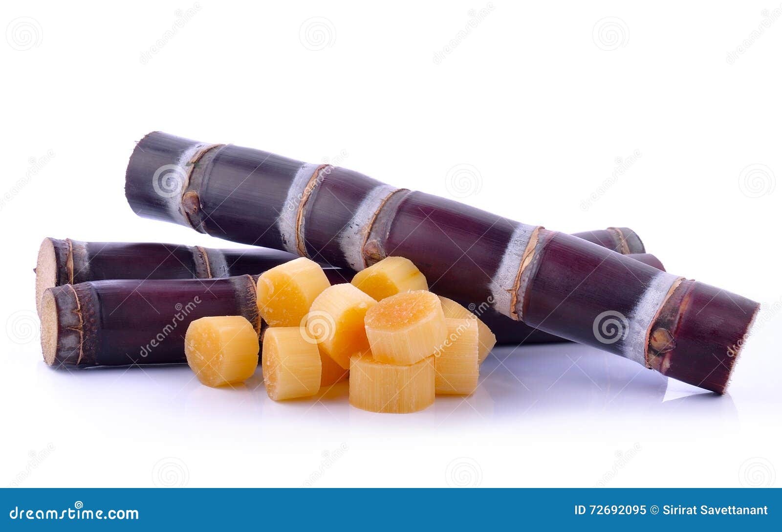 Sugar Cane Isolated on White Background Stock Image - Image of plant ...