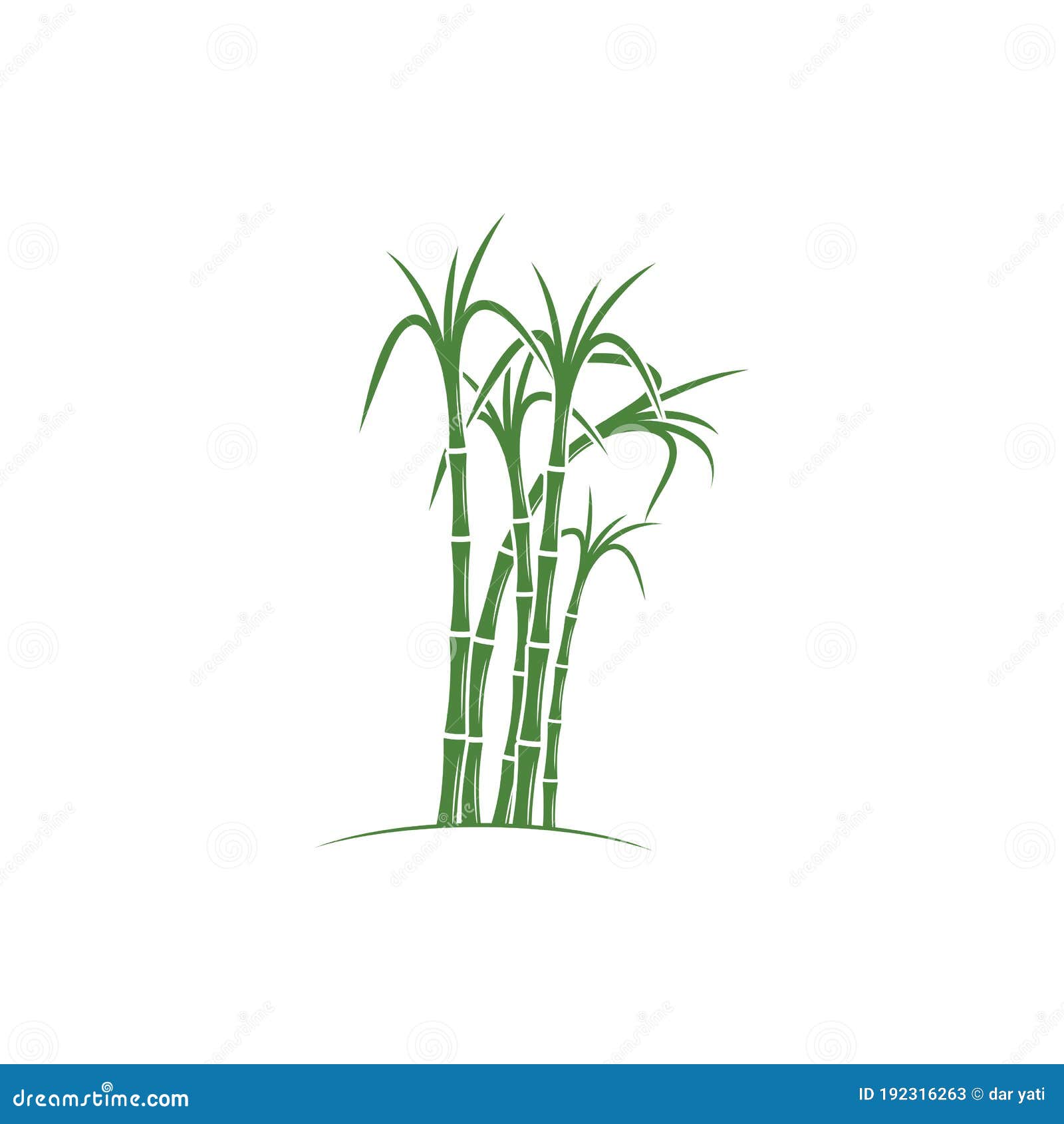 Sugar Cane Logo Template Vector Symbol Stock Vector - Illustration of ...