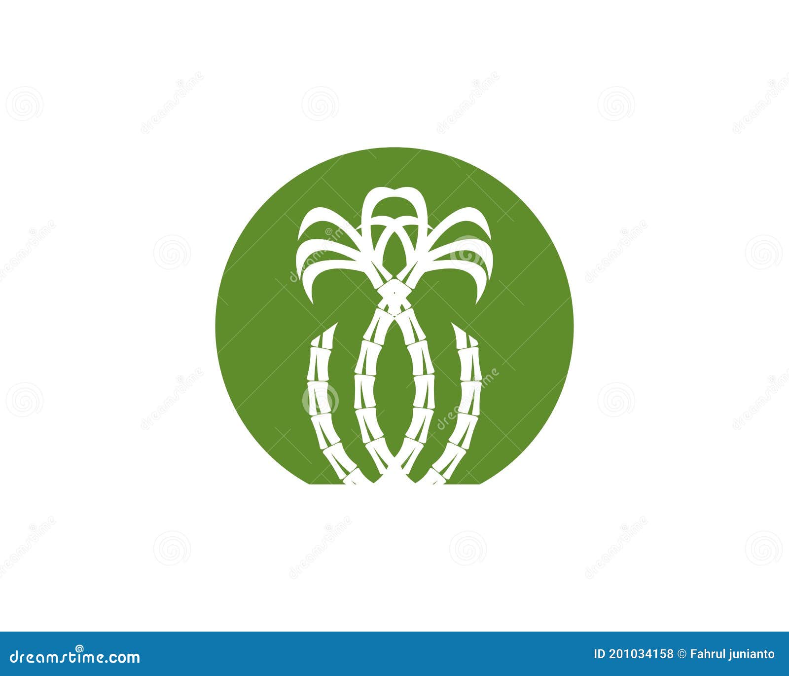 Sugar Cane Logo Vector Template Stock Vector - Illustration of white ...