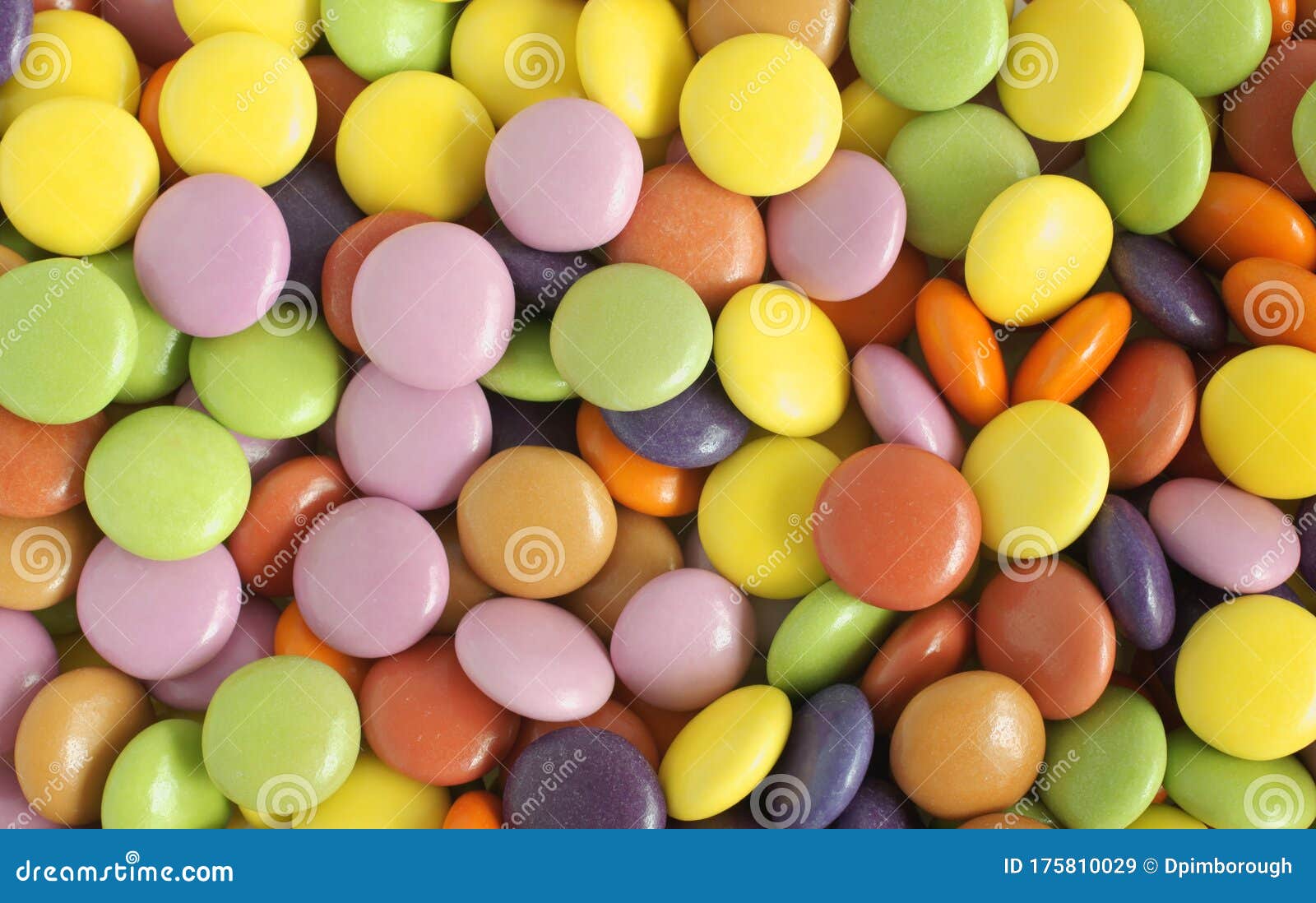 Sugar Coated Chocolate Beans Stock Image - Image of crunchy, chocolate ...