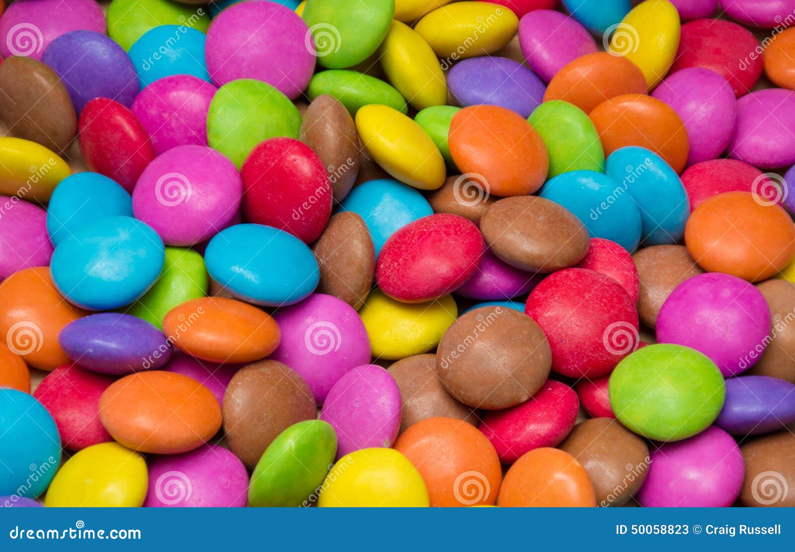 Sugar Coated Candy in Various Colours Stock Image - Image of assortment ...