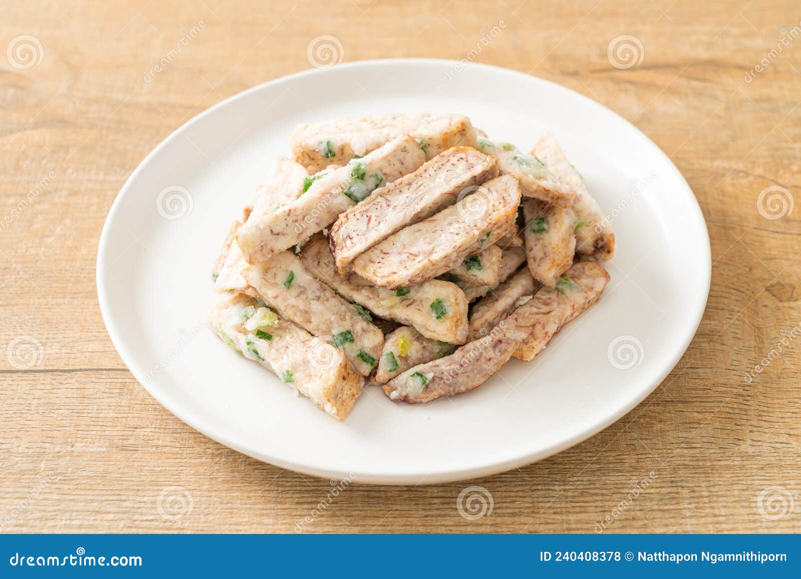 Sugar Coated Taro or Crispy Sweet Snow Taro Stock Photo - Image of ...