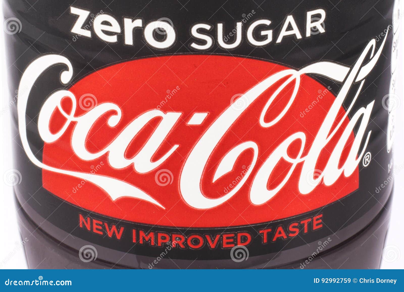 Sugar Coca Cola cero imagen de archivo editorial. Imagen de bebida ...