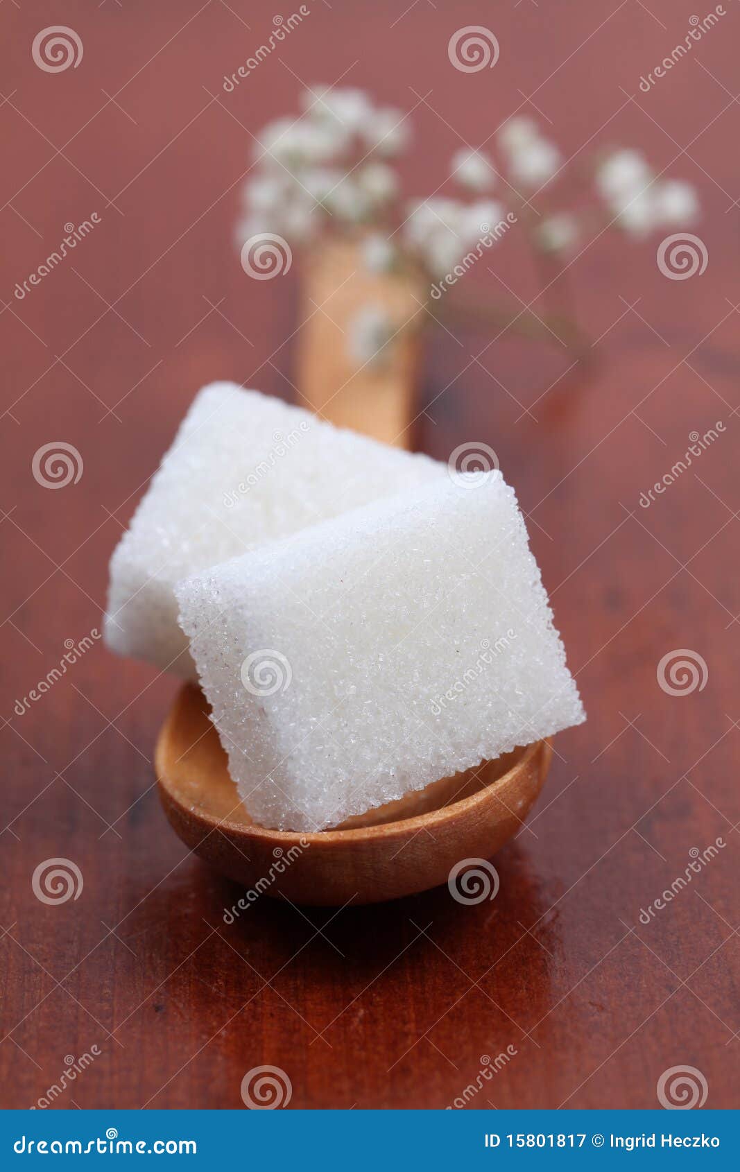 Sugar Collection - White Cubes Stock Image - Image of sweet, closeup ...
