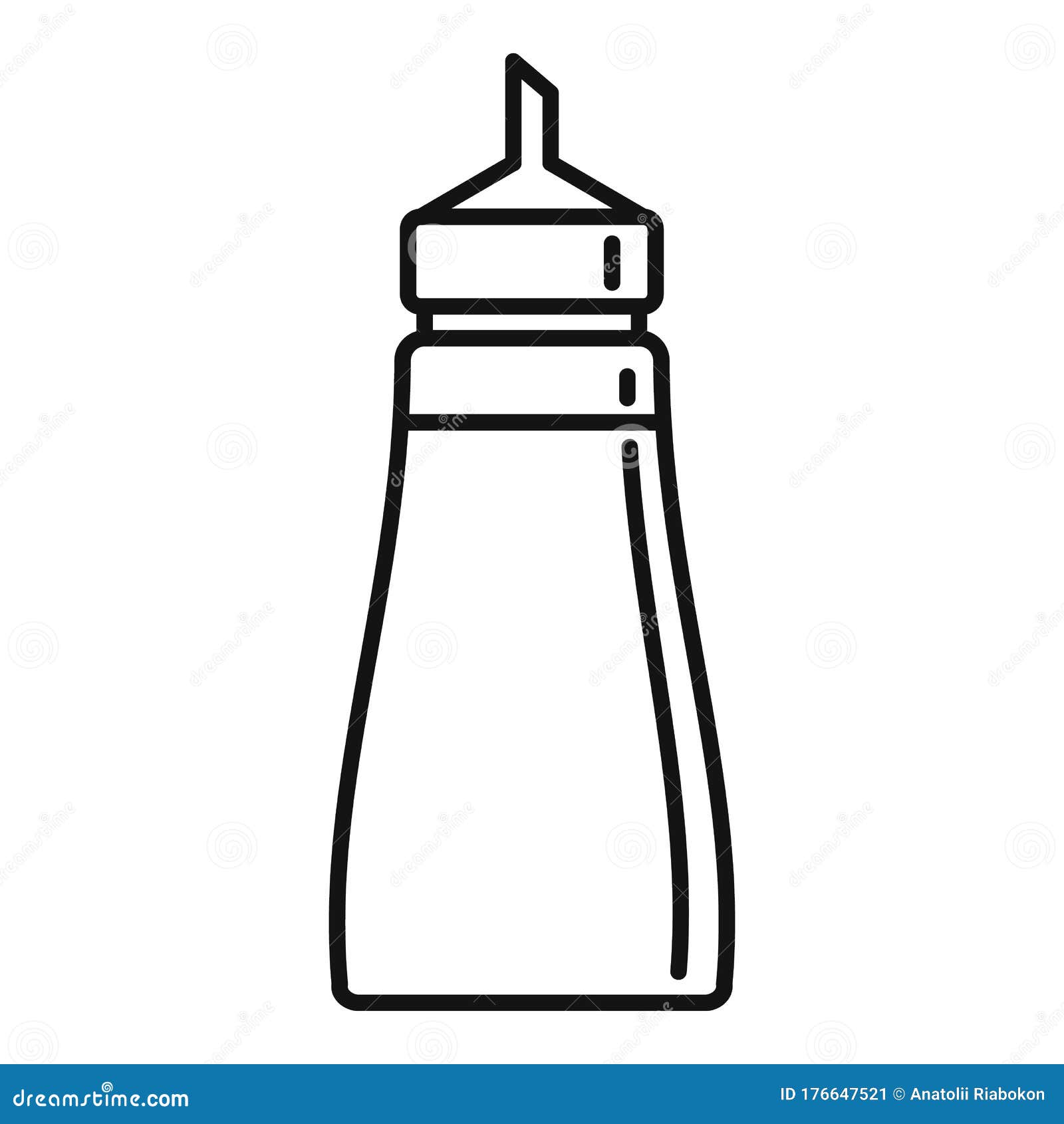 Sugar Container Icon, Outline Style Stock Vector - Illustration of food ...