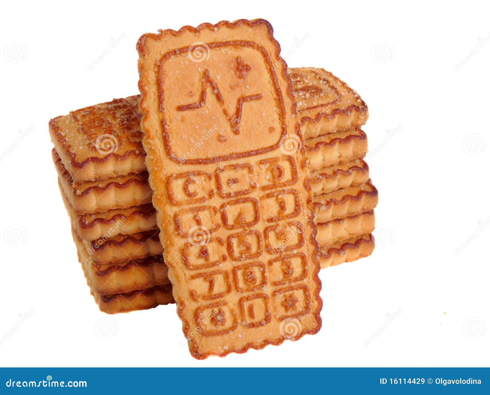 Sugar Cookies in a Cell Phone Stock Image - Image of phone, pastries ...