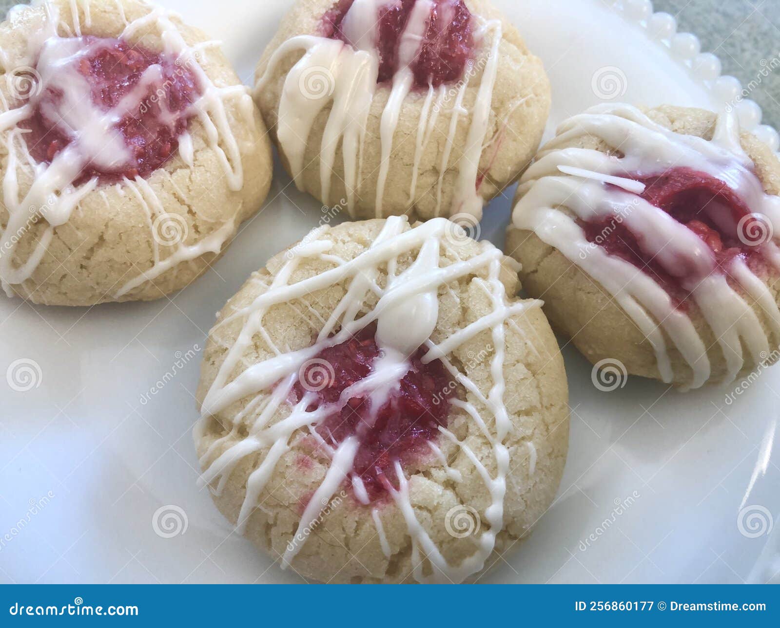 Raspberry filled cookies stock image. Image of filling - 256860177