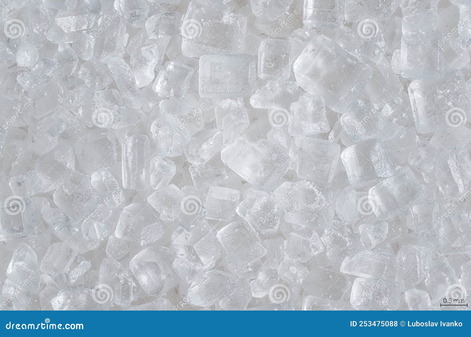 Sugar Crystals Under Microscope, 4x Magnification - Abstract Science ...