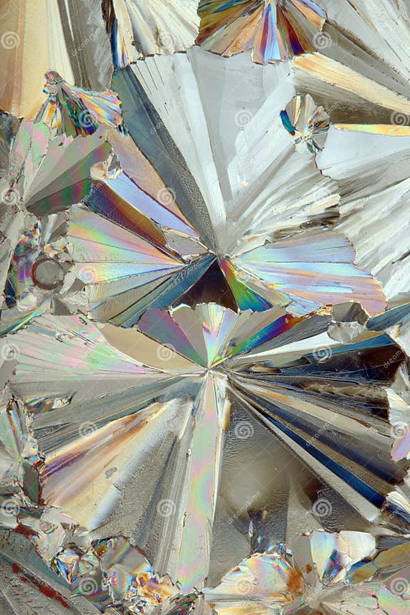 Sugar Crystals Under Microscope Stock Photo - Image of details, close ...