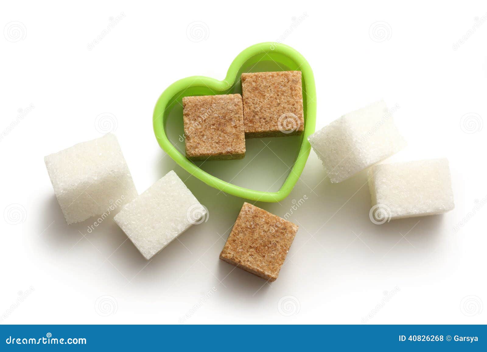 Sugar cubes in heart form stock photo. Image of block - 40826268