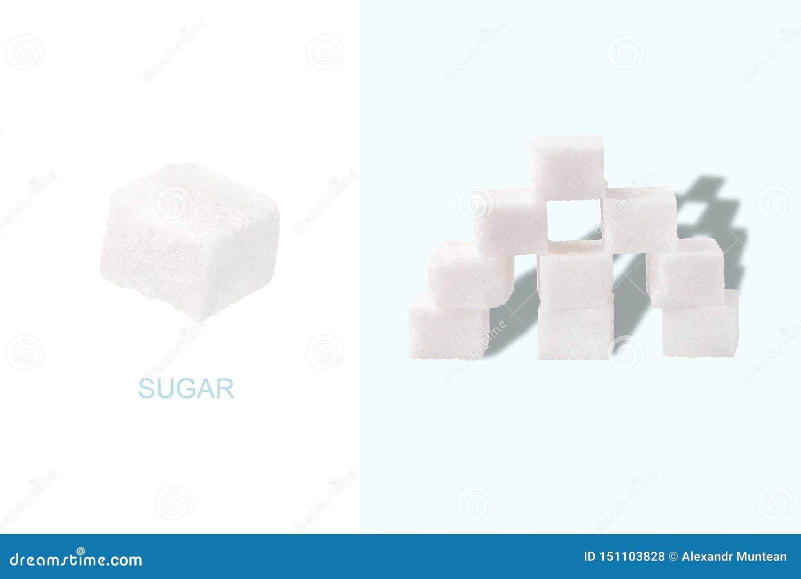 Sugar cubes layout stock photo. Image of background - 151103828