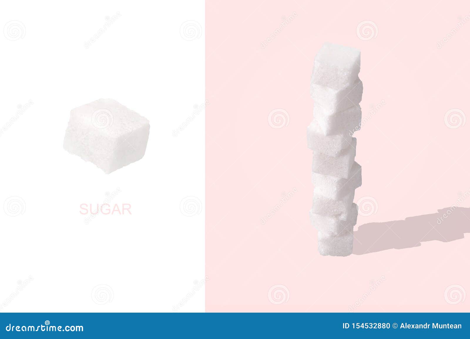 Sugar cubes layout stock photo. Image of inscription - 154532880