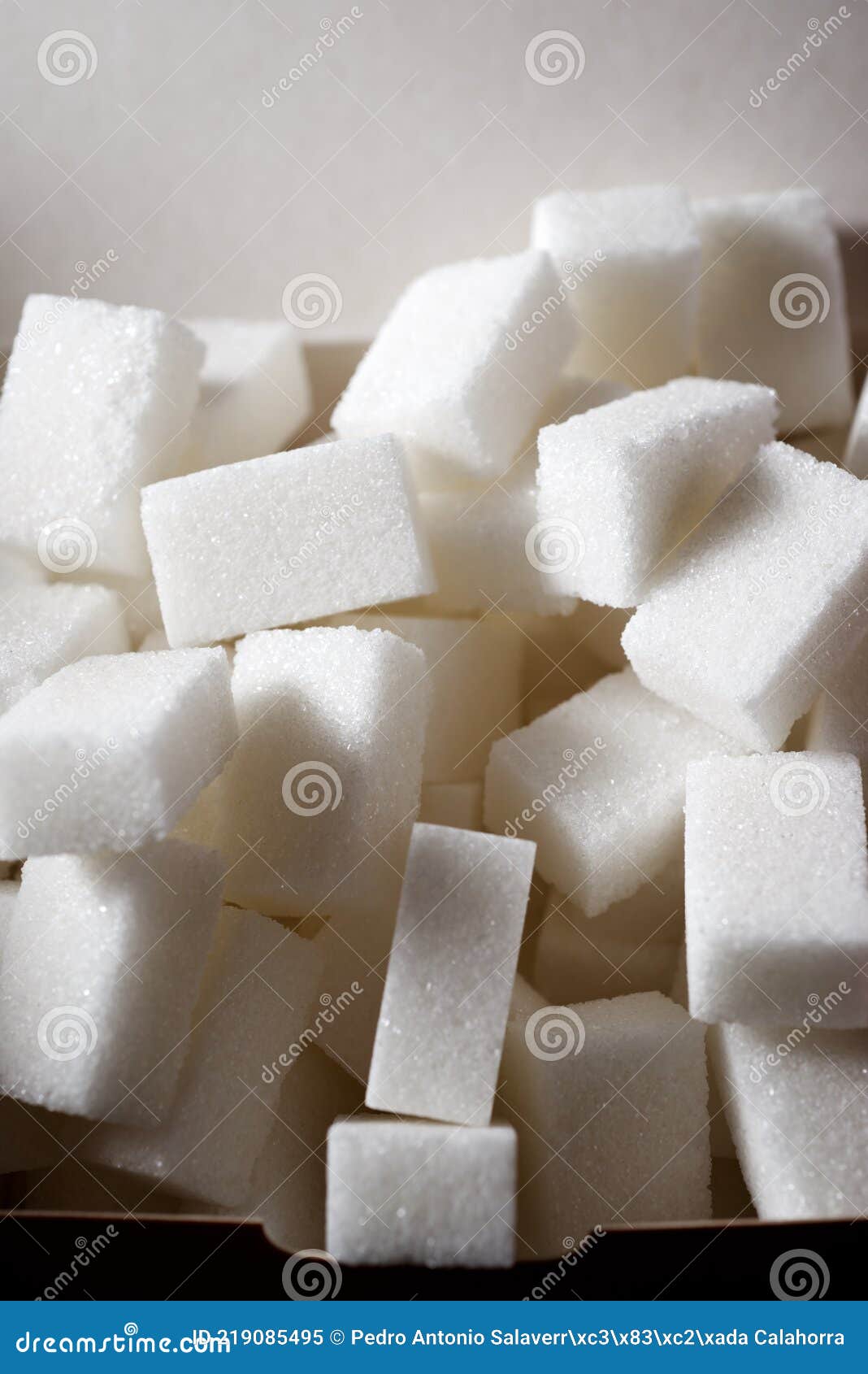Sugar cubes view stock image. Image of cube, group, concept - 219085495