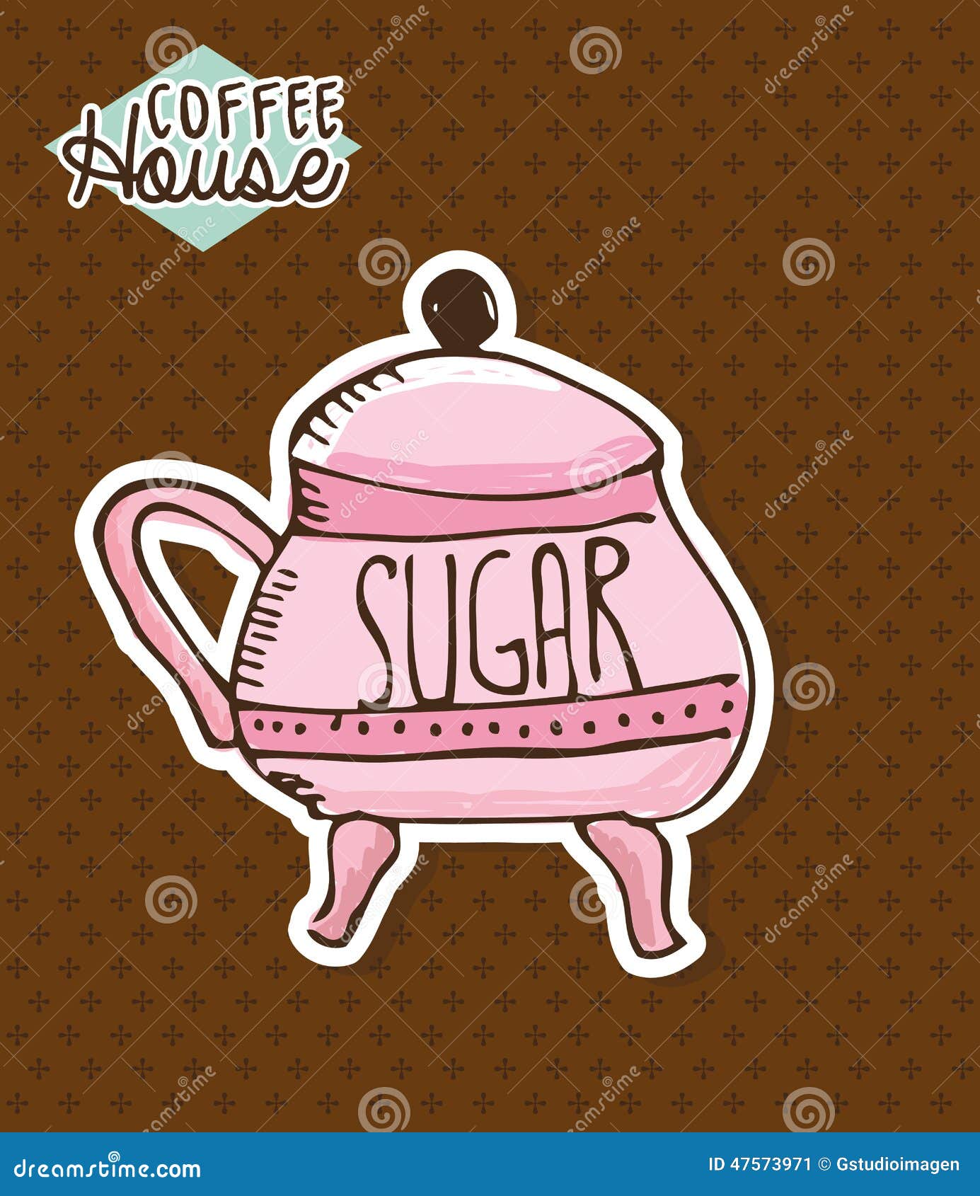 Sugar design stock vector. Illustration of granulated - 47573971