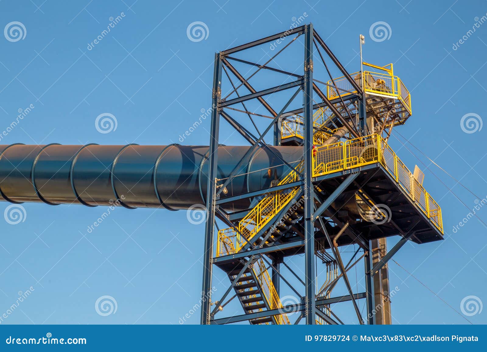 Sugar Factory Industry Line Production Stock Photo - Image of factory ...