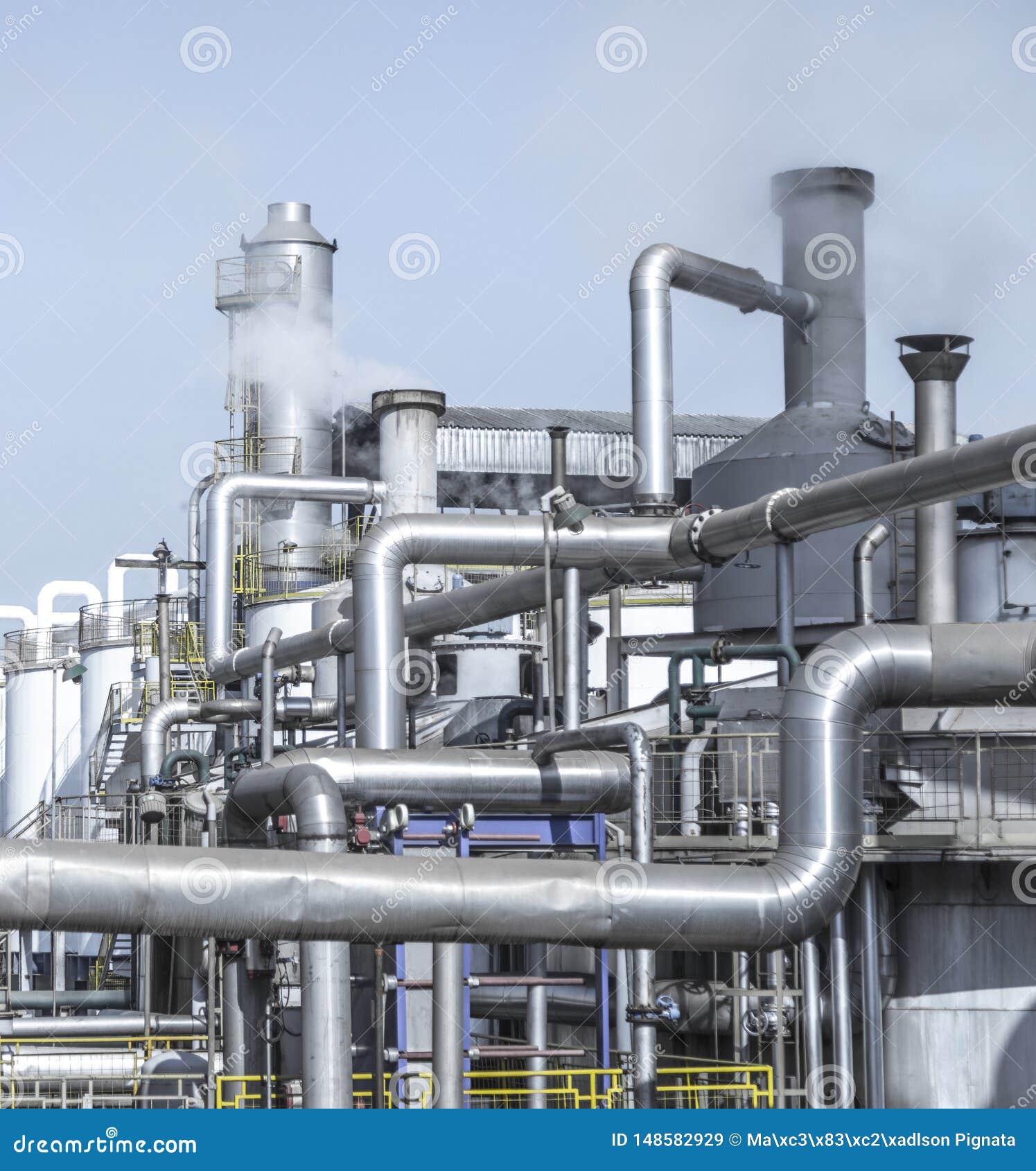 Sugar Factory Industry Line Production Cane Process Stock Image - Image ...